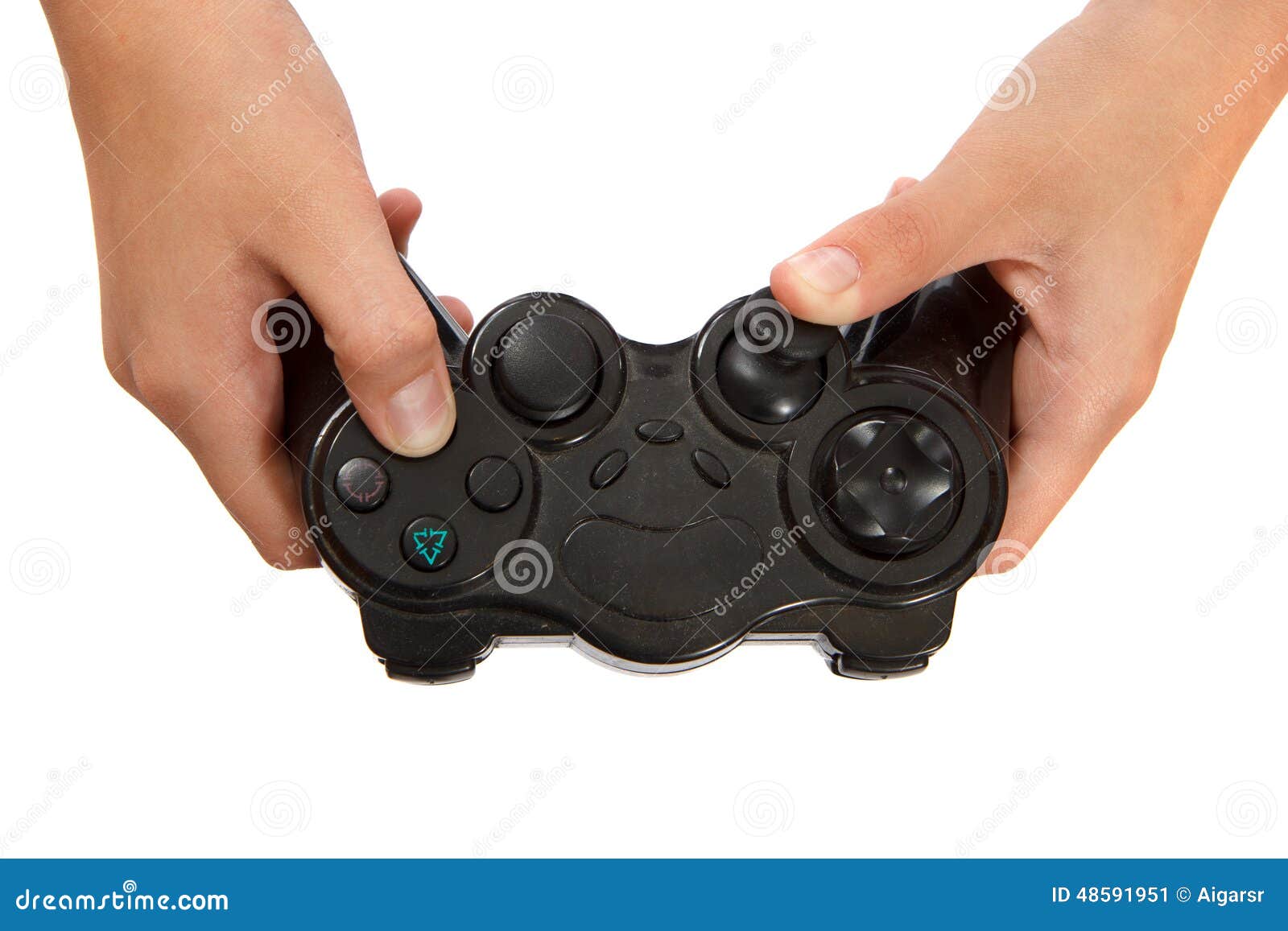 Game console controller stock image. Image of console - 48591951