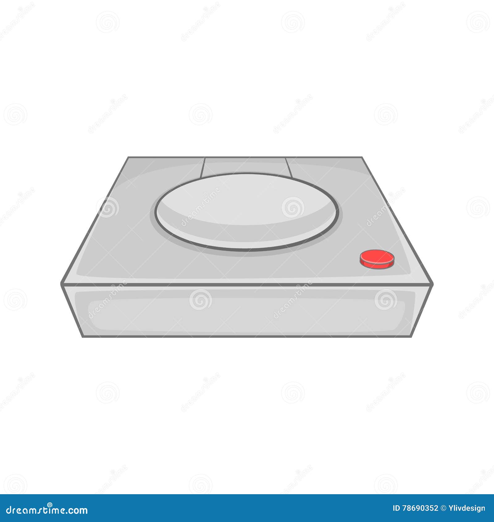 Game Console Icon, Cartoon Style Stock Vector - Illustration of gadget ...