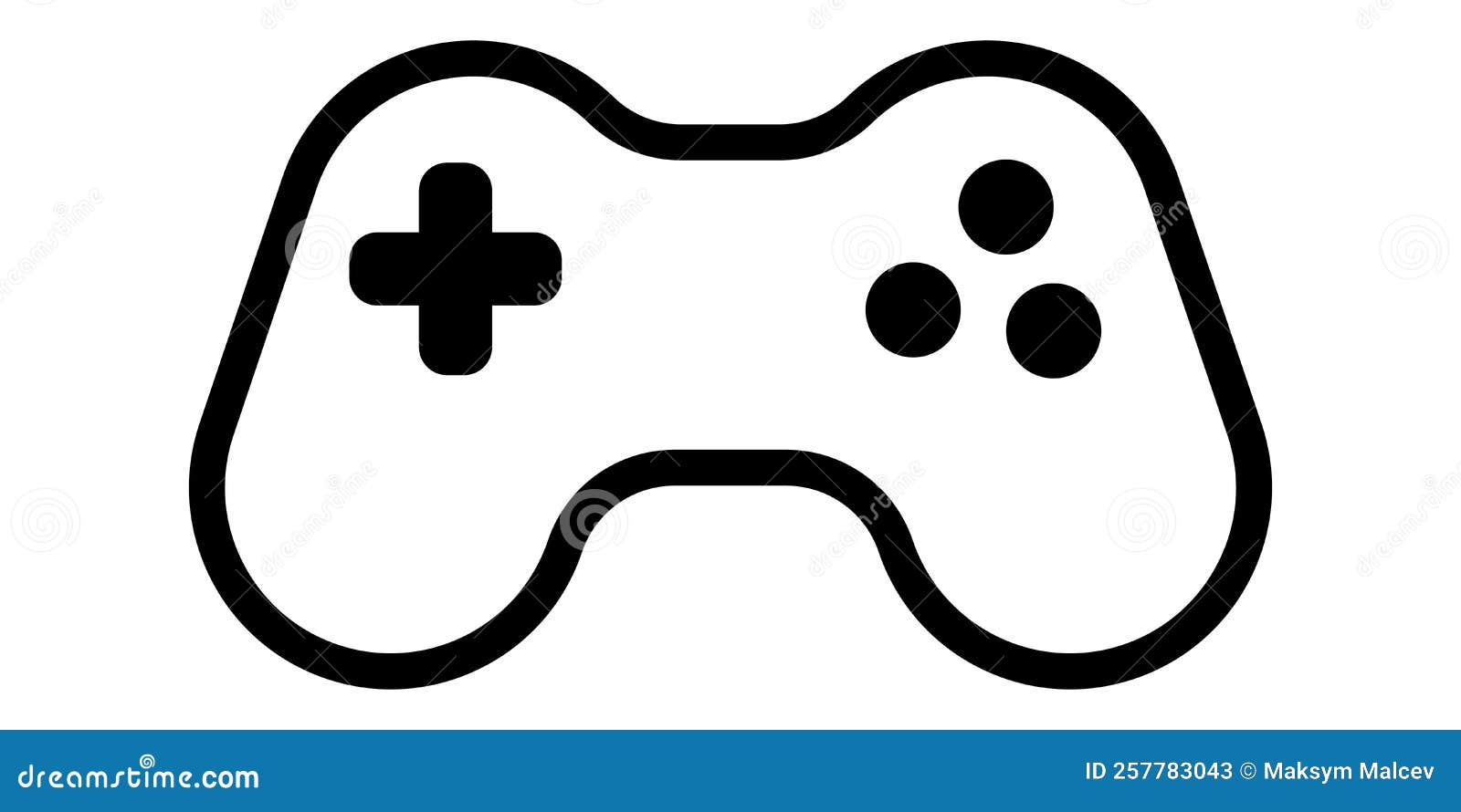 Game Console Icon, Sign, Symbol. Vector Isolated Stock Vector ...