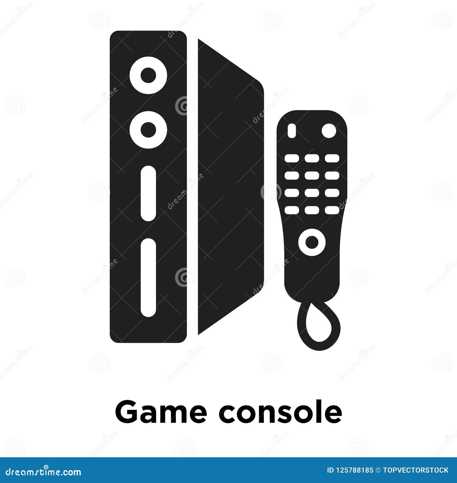 Game Console Icon Vector Isolated On White Background, Logo Concept Of ...