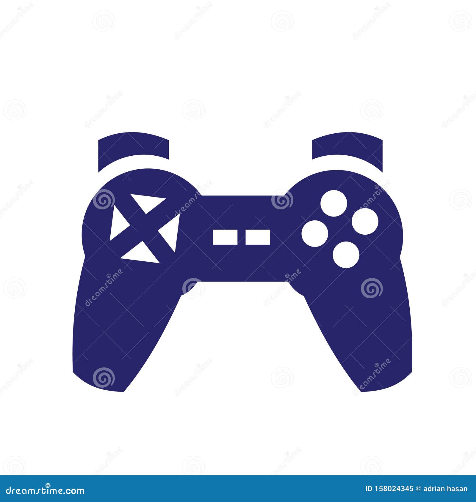 Game Console Stick Simpel Logo Icon Vector Ilustration Stock Vector ...