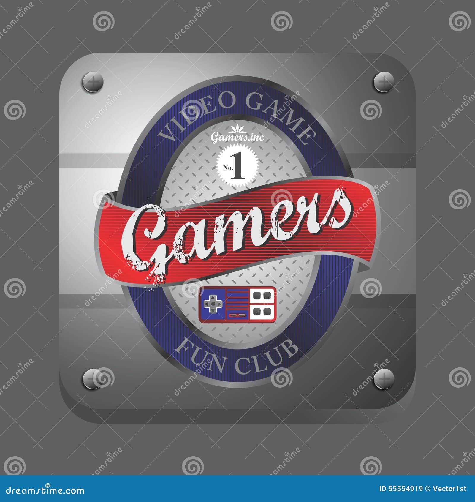 Game console theme stock vector. Illustration of technology - 55554919