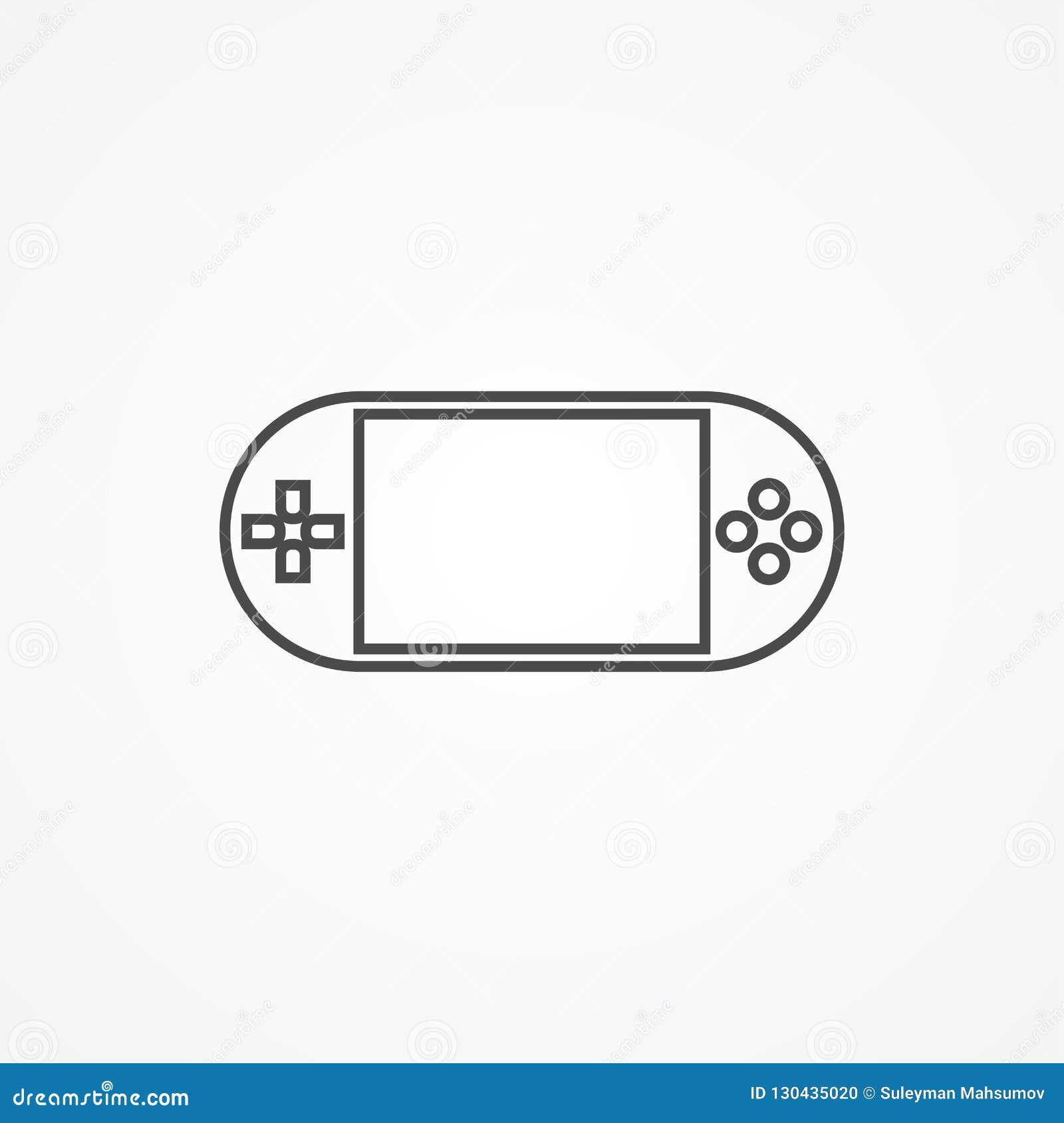 Game Console Vector Icon Sign Symbol Stock Vector - Illustration of ...