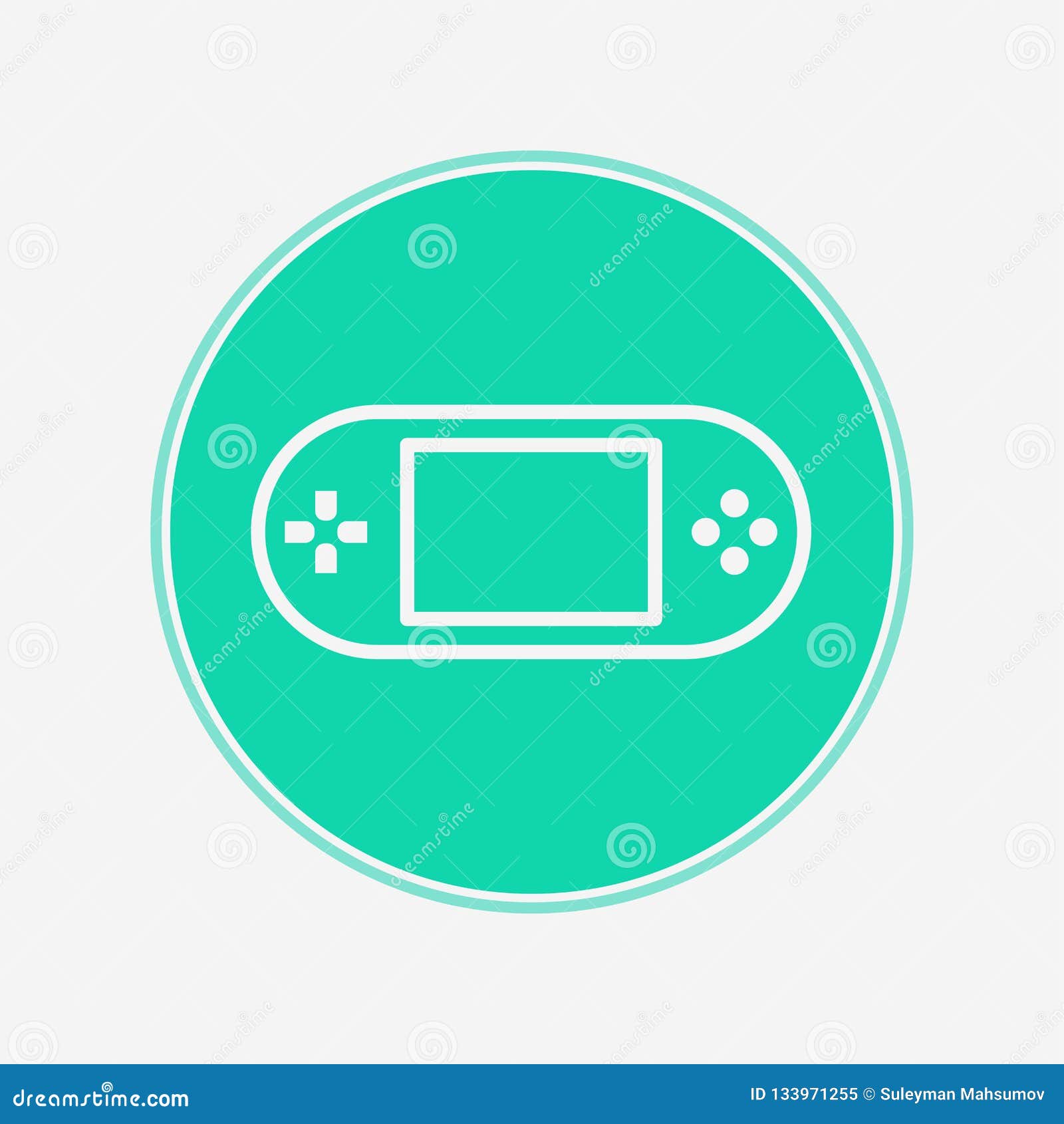 Game Console Vector Icon Sign Symbol Stock Vector - Illustration of ...