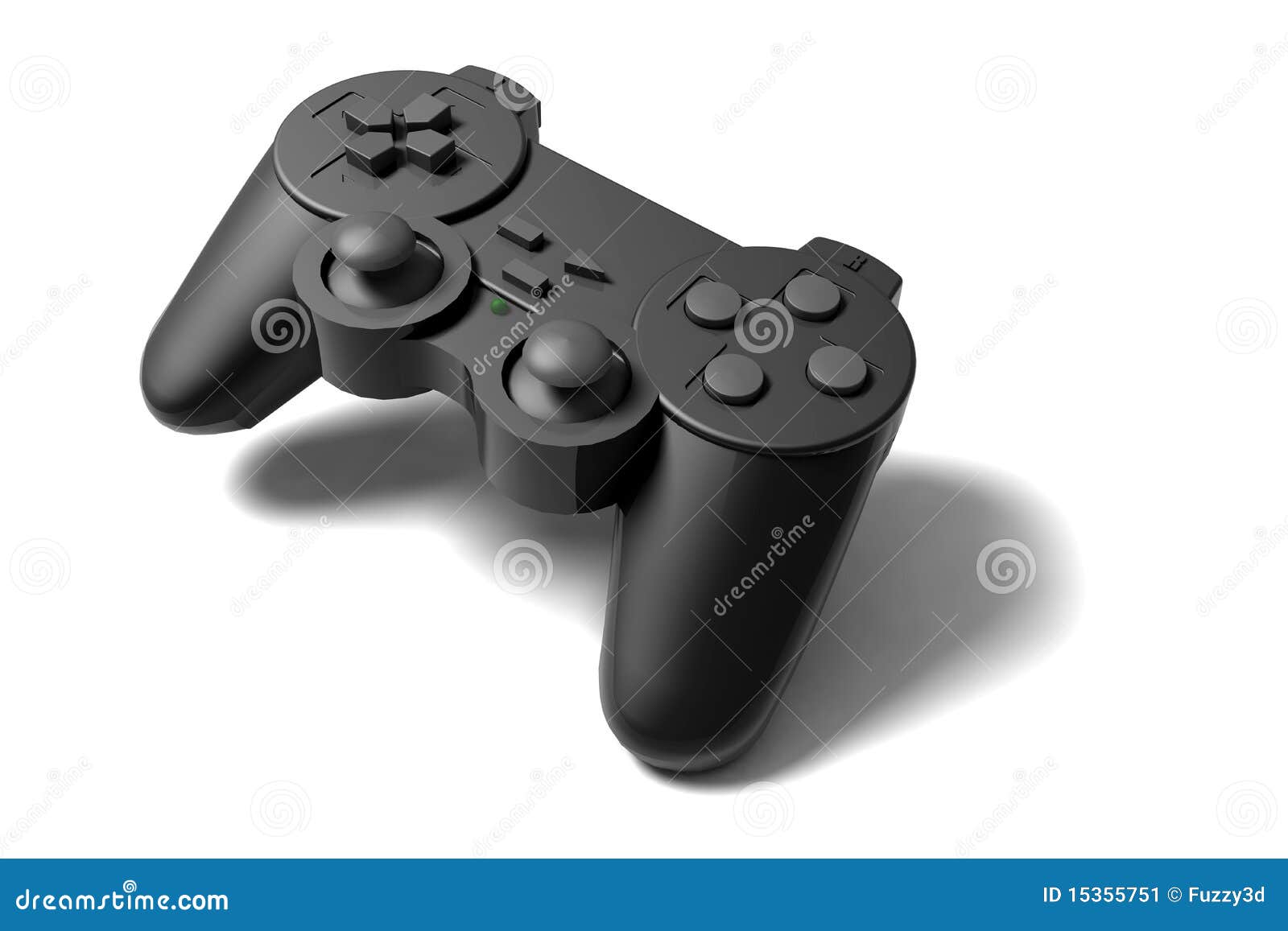 Game controller stock illustration. Illustration of joystick - 15355751