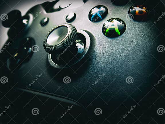 Game Controller stock image. Image of xbox, knobs, microsoft - 57372685