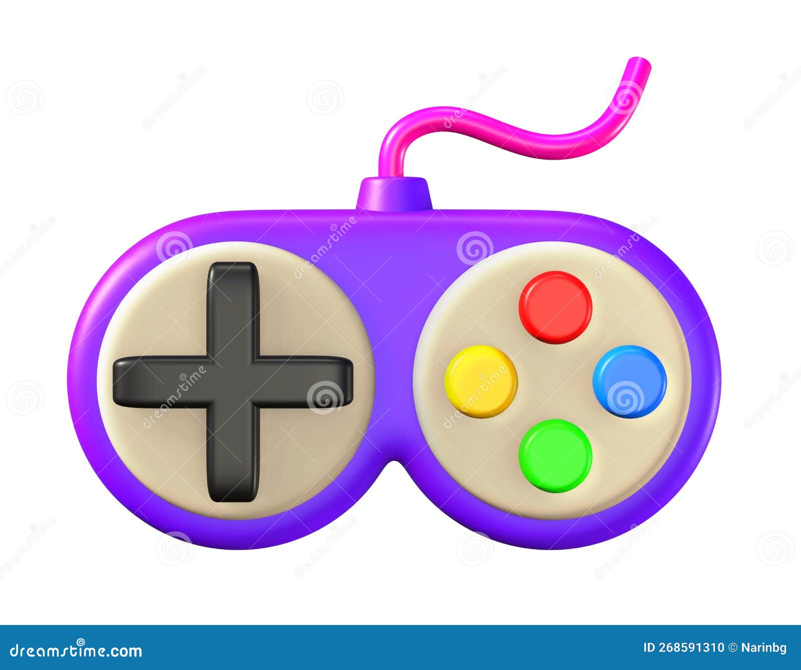 Game Controller 3d Icon Transparent Illustration Stock Photo ...