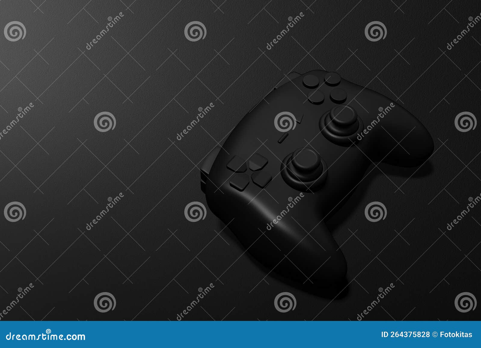 Game Controller on 3d Illustrations Stock Illustration - Illustration ...