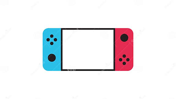 Game Controller Design Icon. Nintendo Switch. Gamepad Stock Vector ...