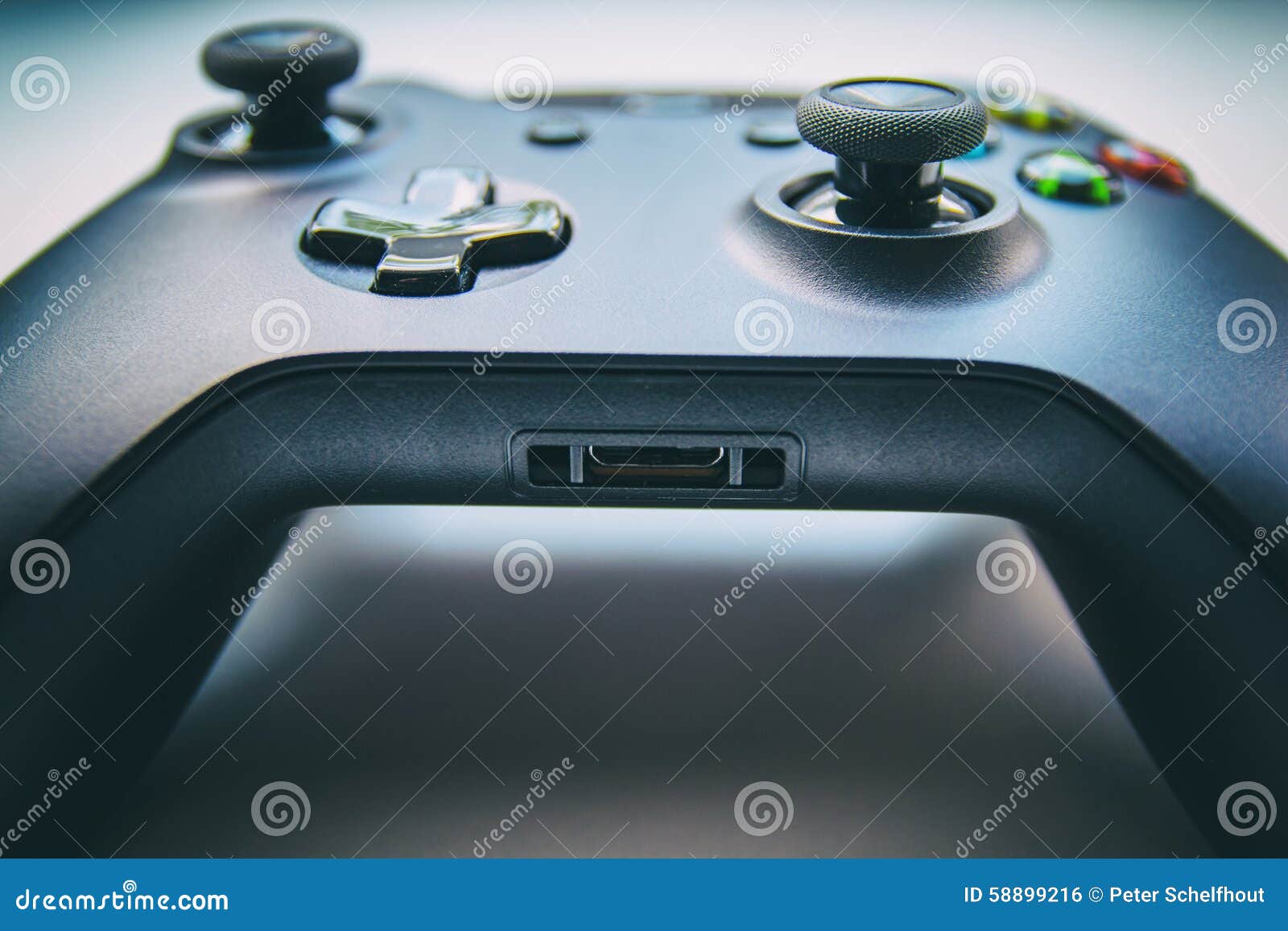 Game Controller - Front View Stock Photo - Image of computer, game ...