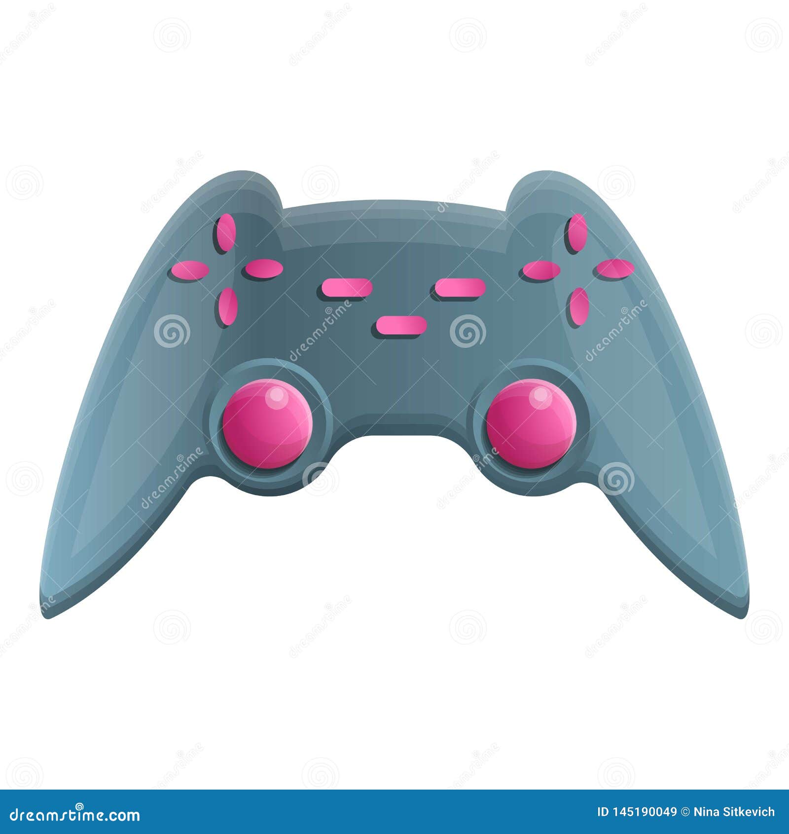 Game Controller Icon, Cartoon Style Stock Vector - Illustration of ...