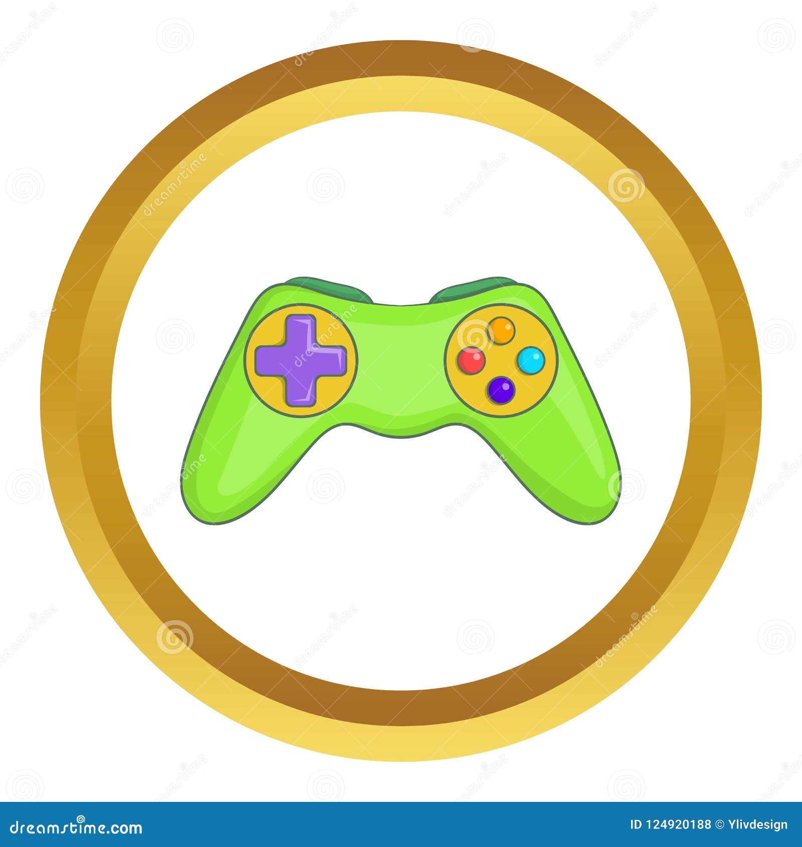 Game controller icon stock illustration. Illustration of entertainment ...
