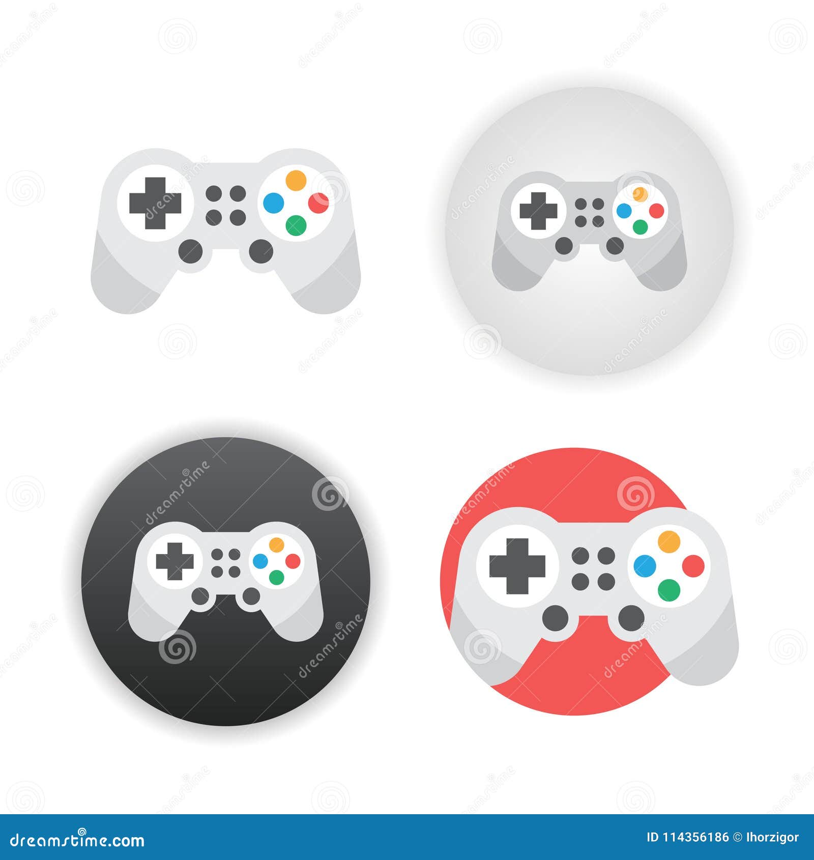 Game controller icon stock vector. Illustration of peripheral - 114356186