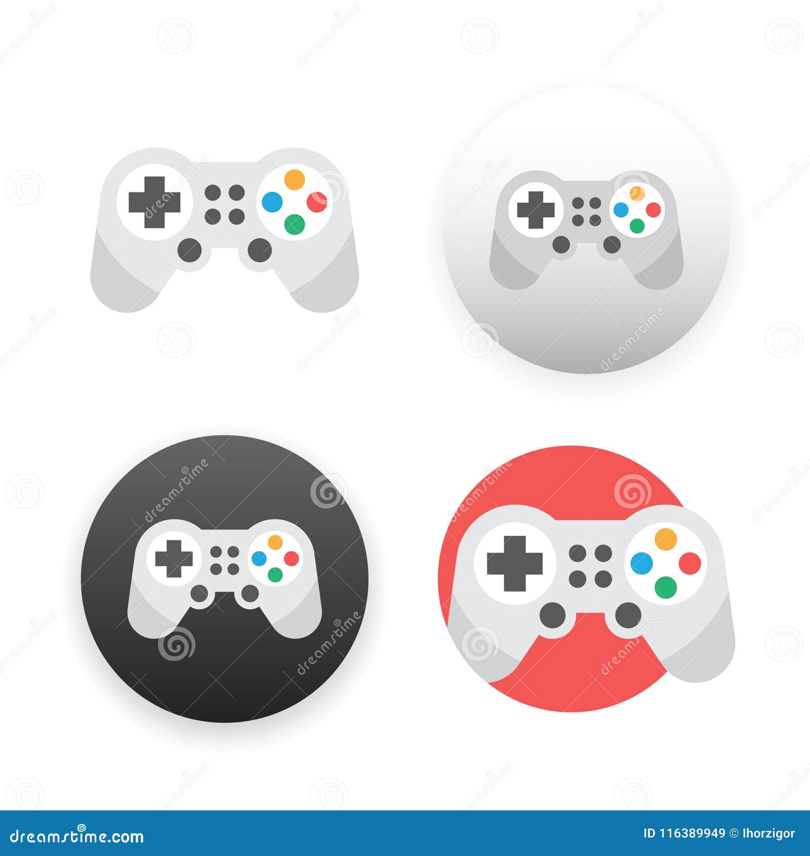 Game controller icon stock vector. Illustration of electronics - 116389949