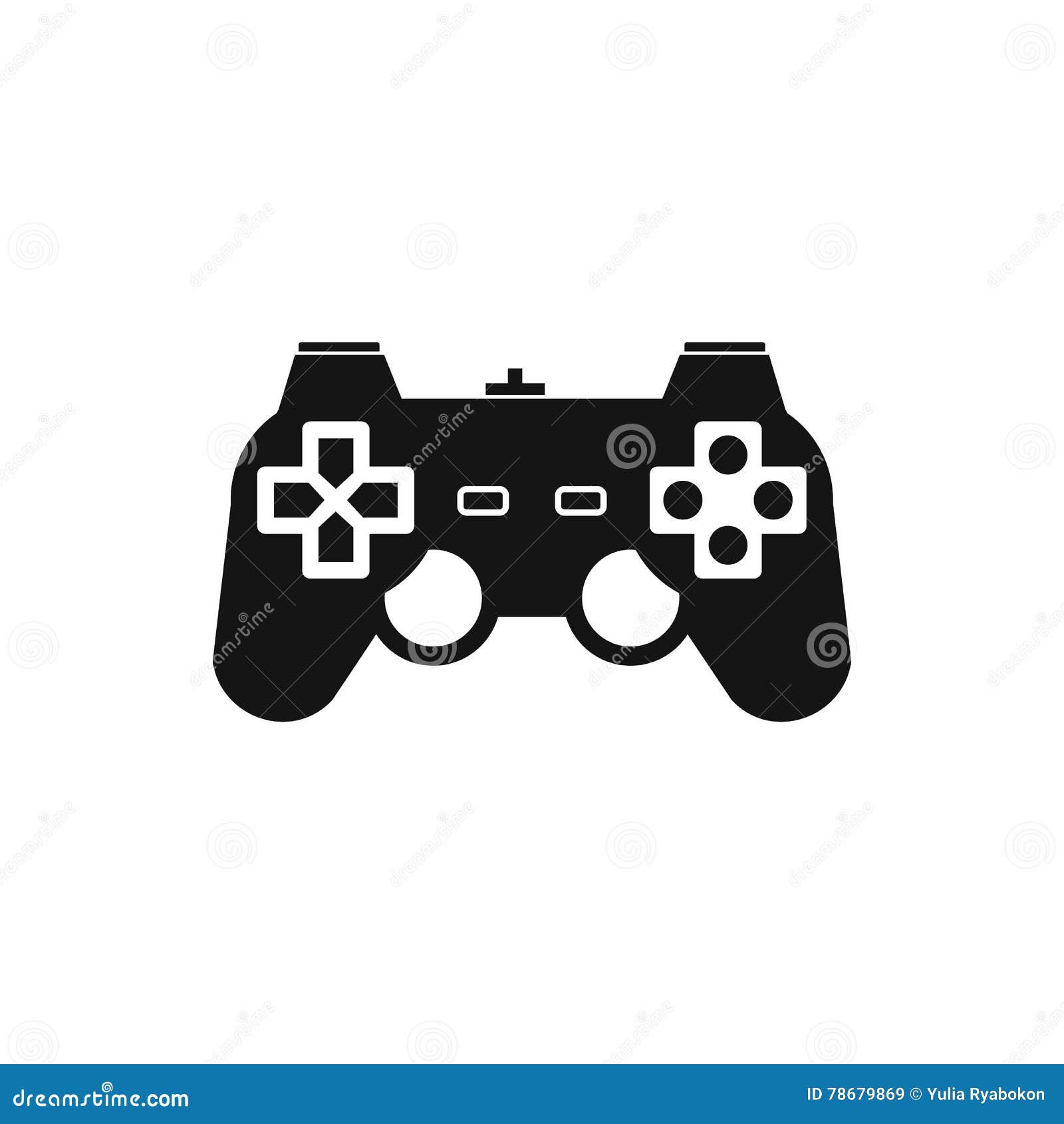 Game Controller Icon, Simple Style Stock Vector - Illustration of ...