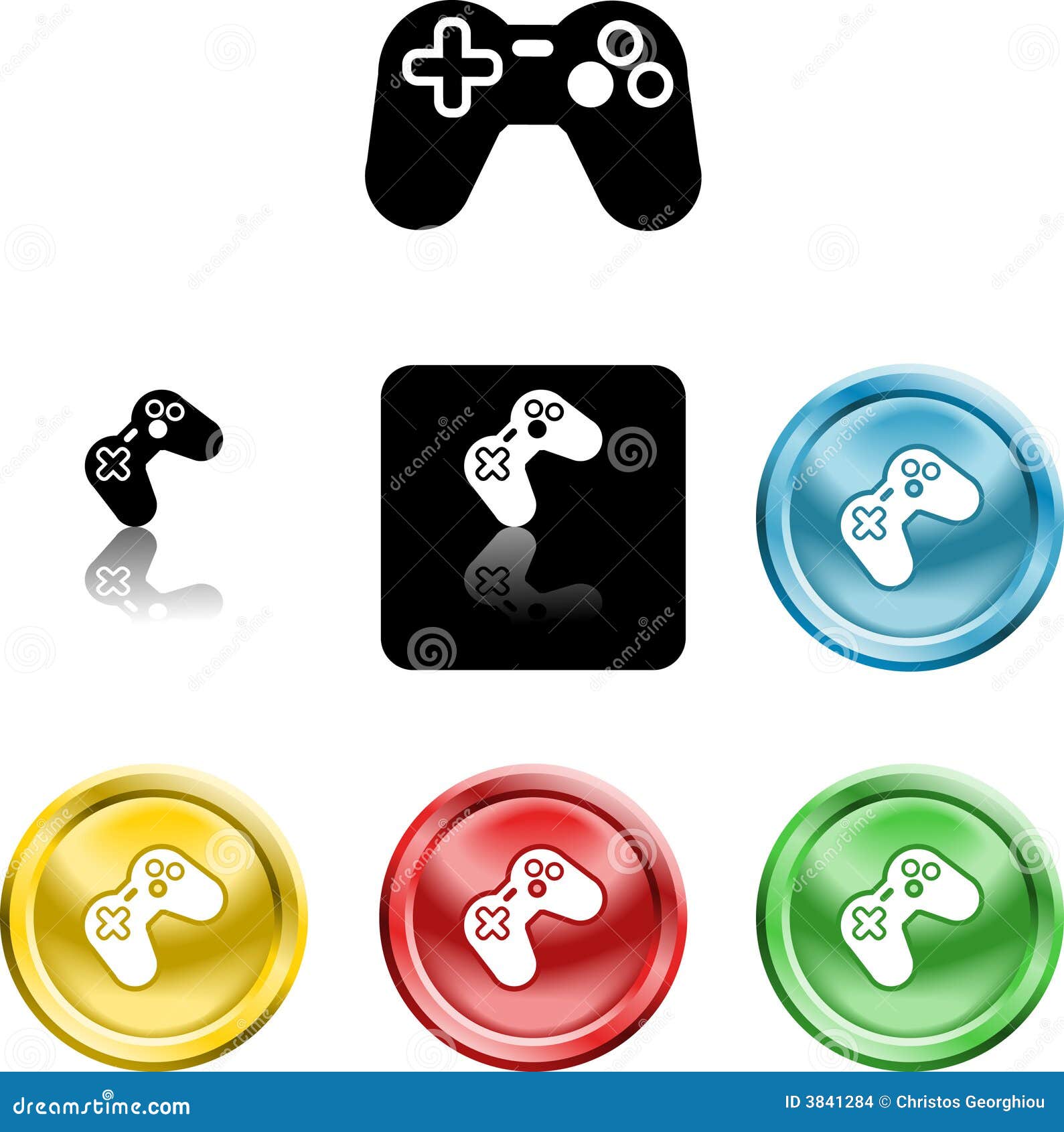 Game Controller Icon Symbol Stock Vector - Illustration of media ...
