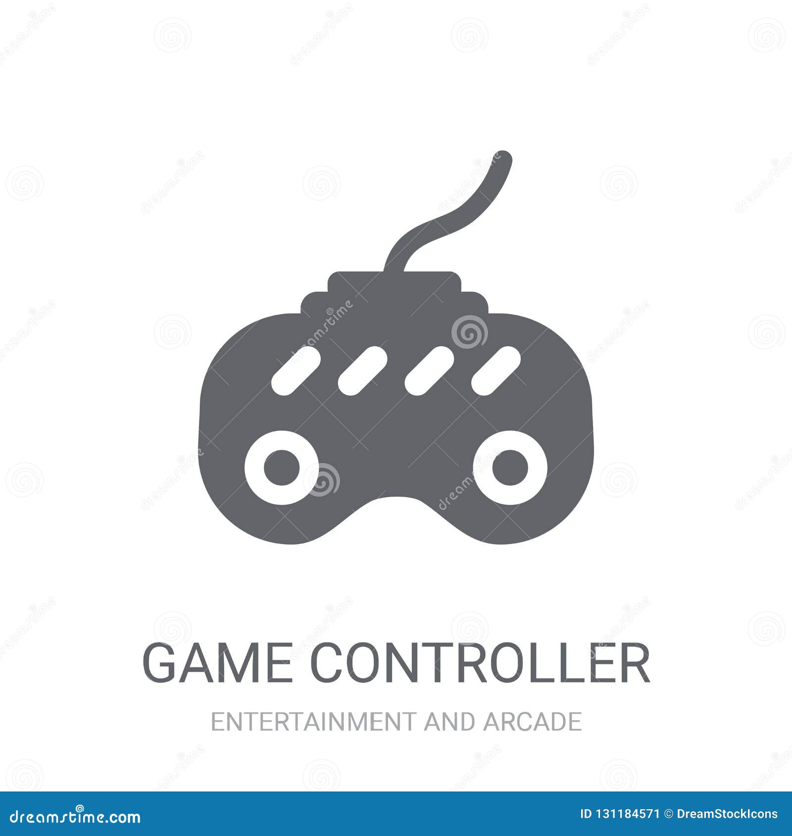 Game Controller Icon. Trendy Game Controller Logo Concept on White ...