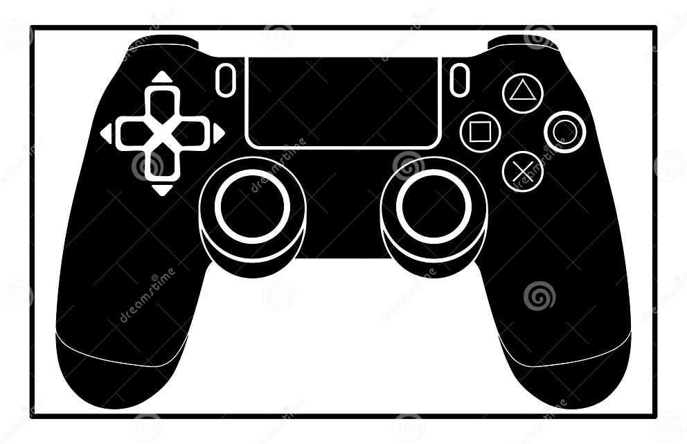 Game Controller Icon Design. Game Controller Icon in Trendy Silhouette ...
