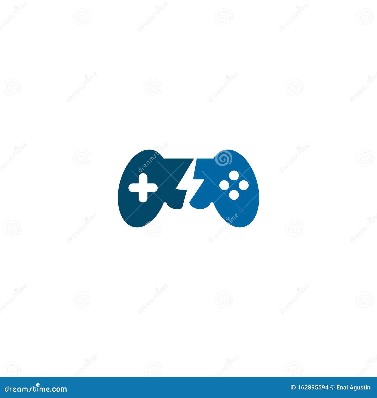 Game Controller Logo Design Template Stock Vector - Illustration of ...