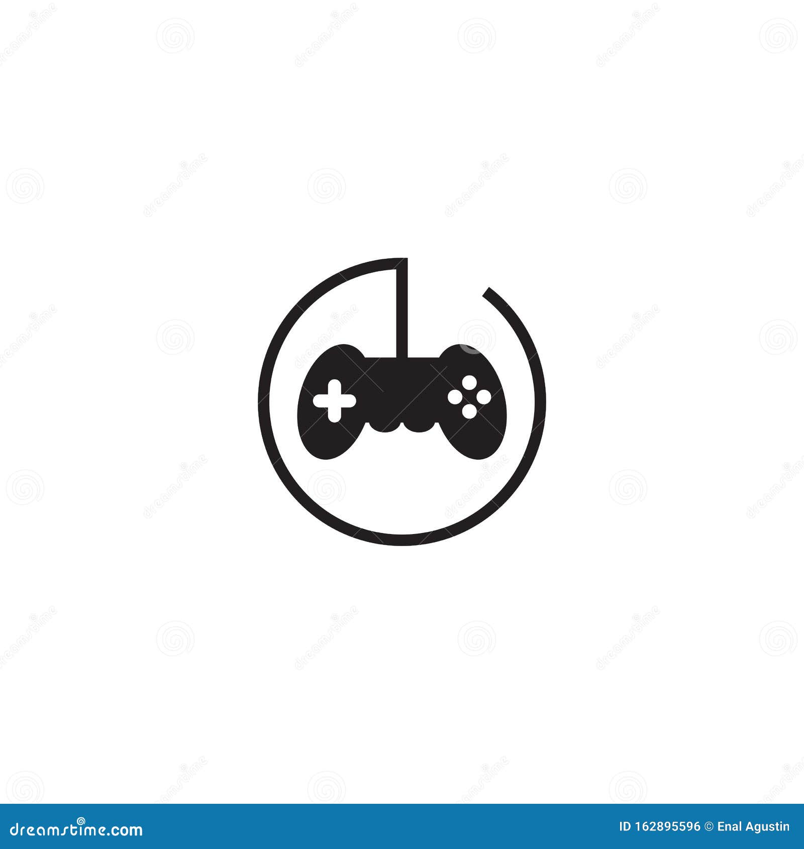 Game Controller Logo Design Template Stock Vector - Illustration of ...