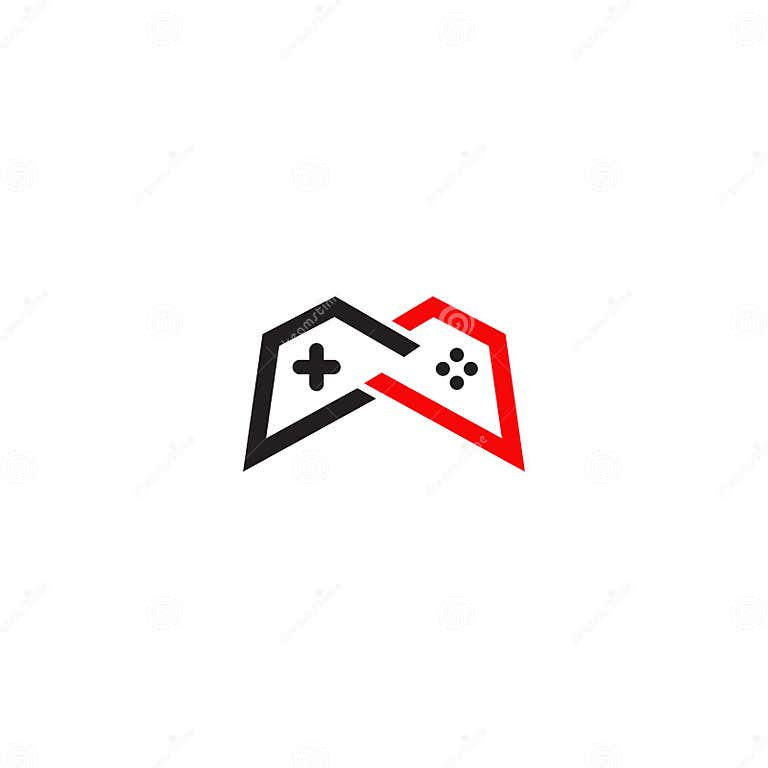 Game Controller Logo Design Template Stock Vector - Illustration of ...