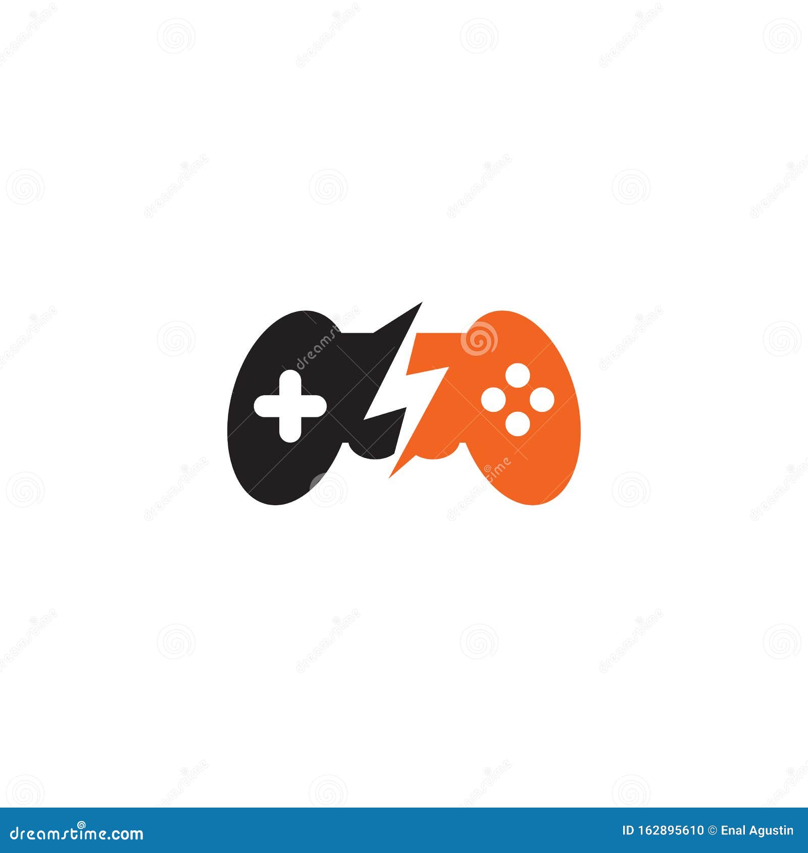 Game Controller Logo Design Template Stock Vector - Illustration of ...