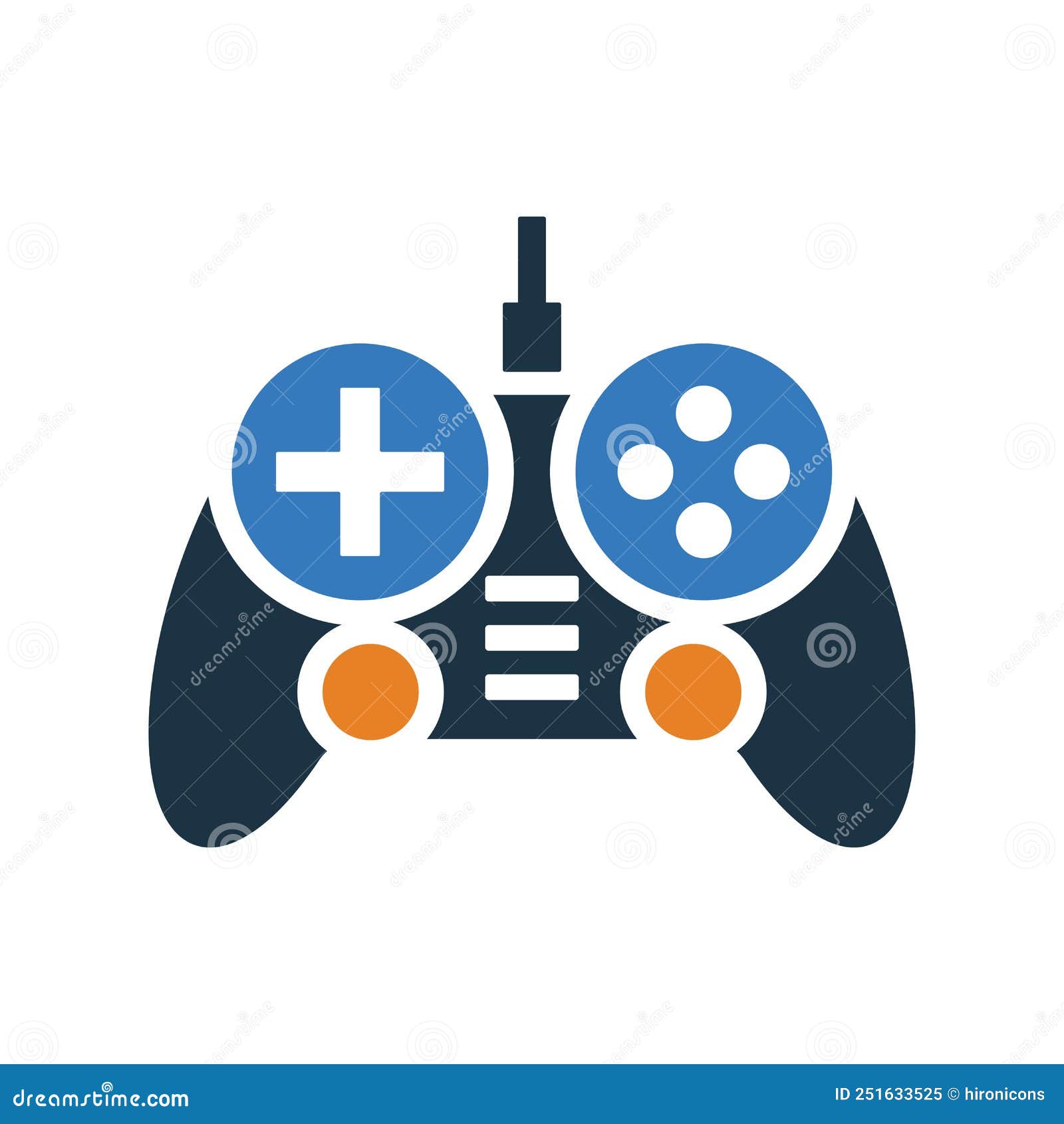 Game, Controller, PlayStation Icon. Editable Vector Logo Stock ...