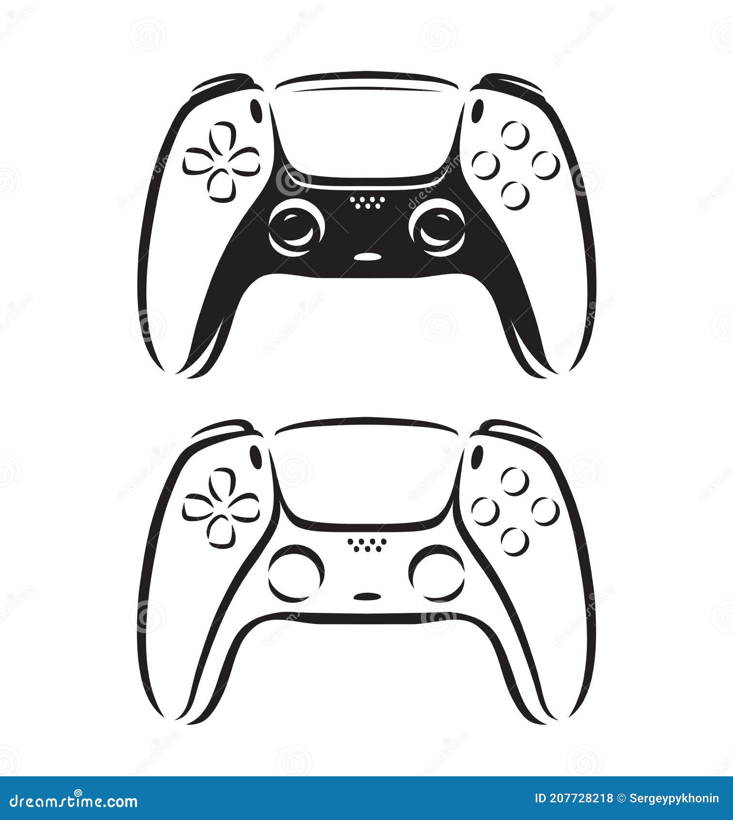Game Controller Symbol. Video Gamepad Logo Vector Stock Illustration ...