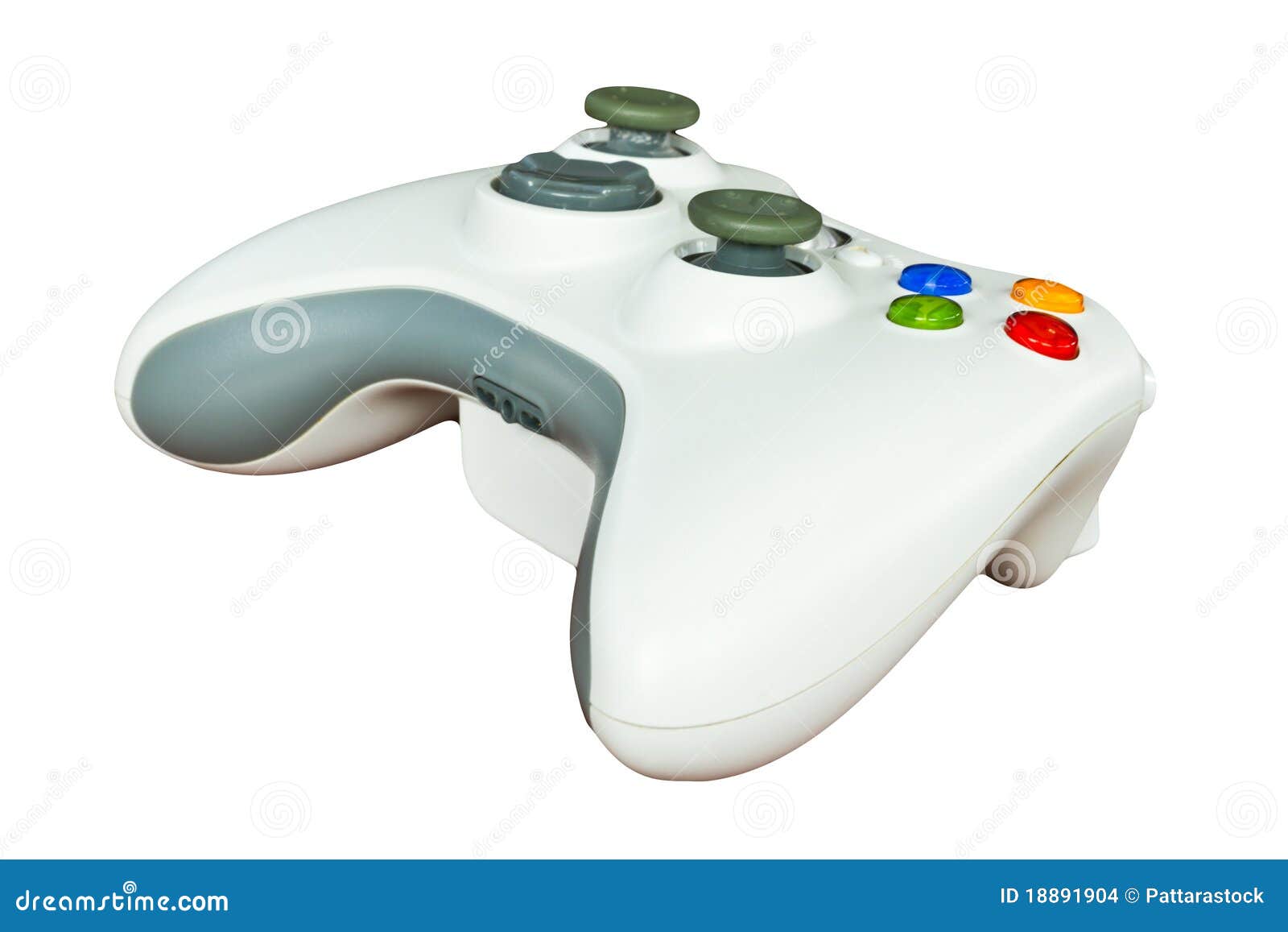 Game Controller on White Background Stock Photo - Image of control ...