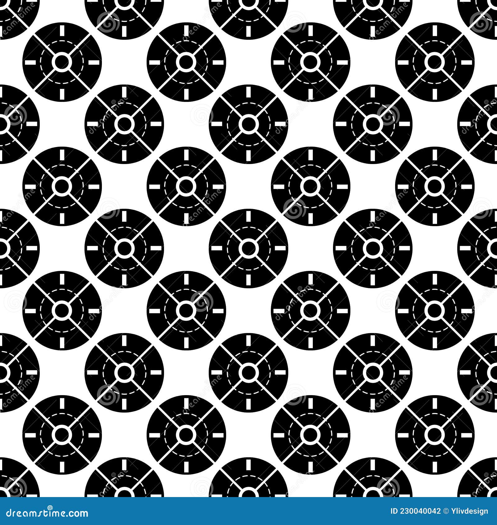 Game Crosshair Pattern Seamless Vector Stock Vector - Illustration of ...