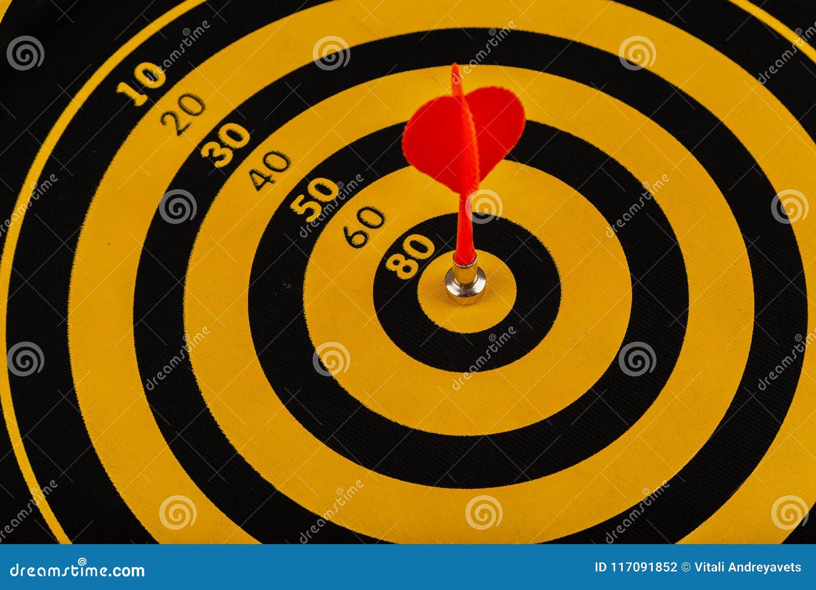 The Game of Darts, Darts on the Target. Stock Photo - Image of ...