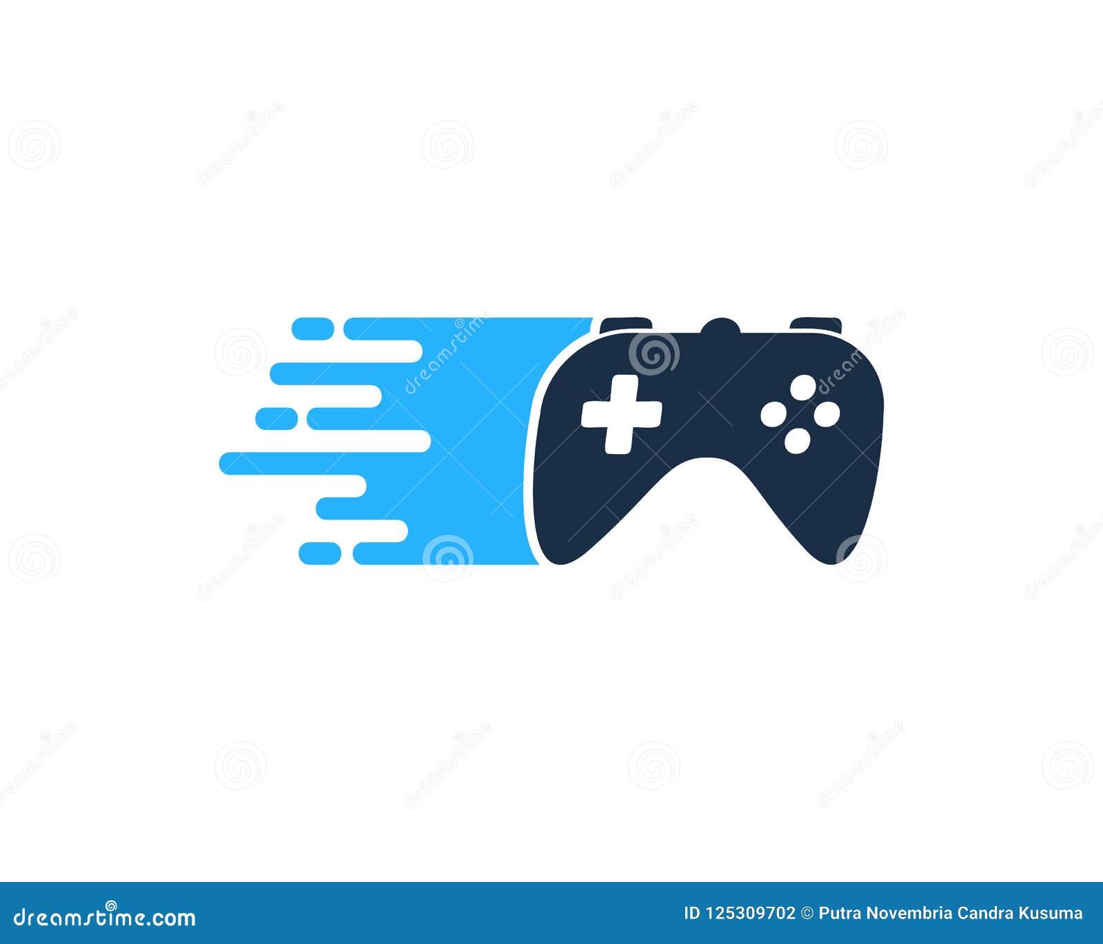 Game Delivery Logo Icon Design Stock Vector - Illustration of control ...