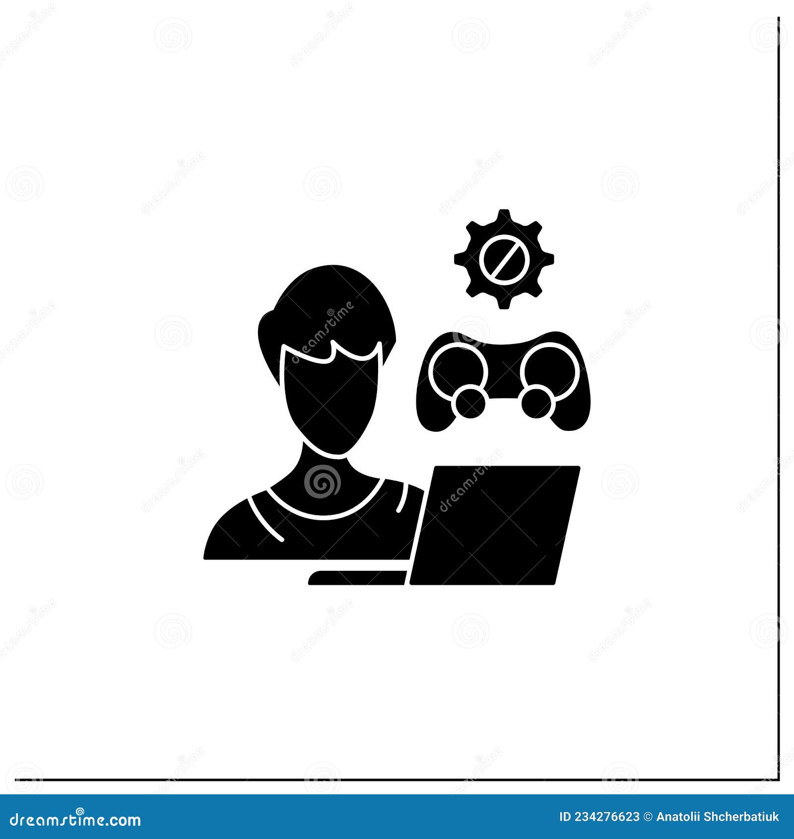 Game Developer Works On A Level Design. 3d Engine Gears Wheels, Closeup ...