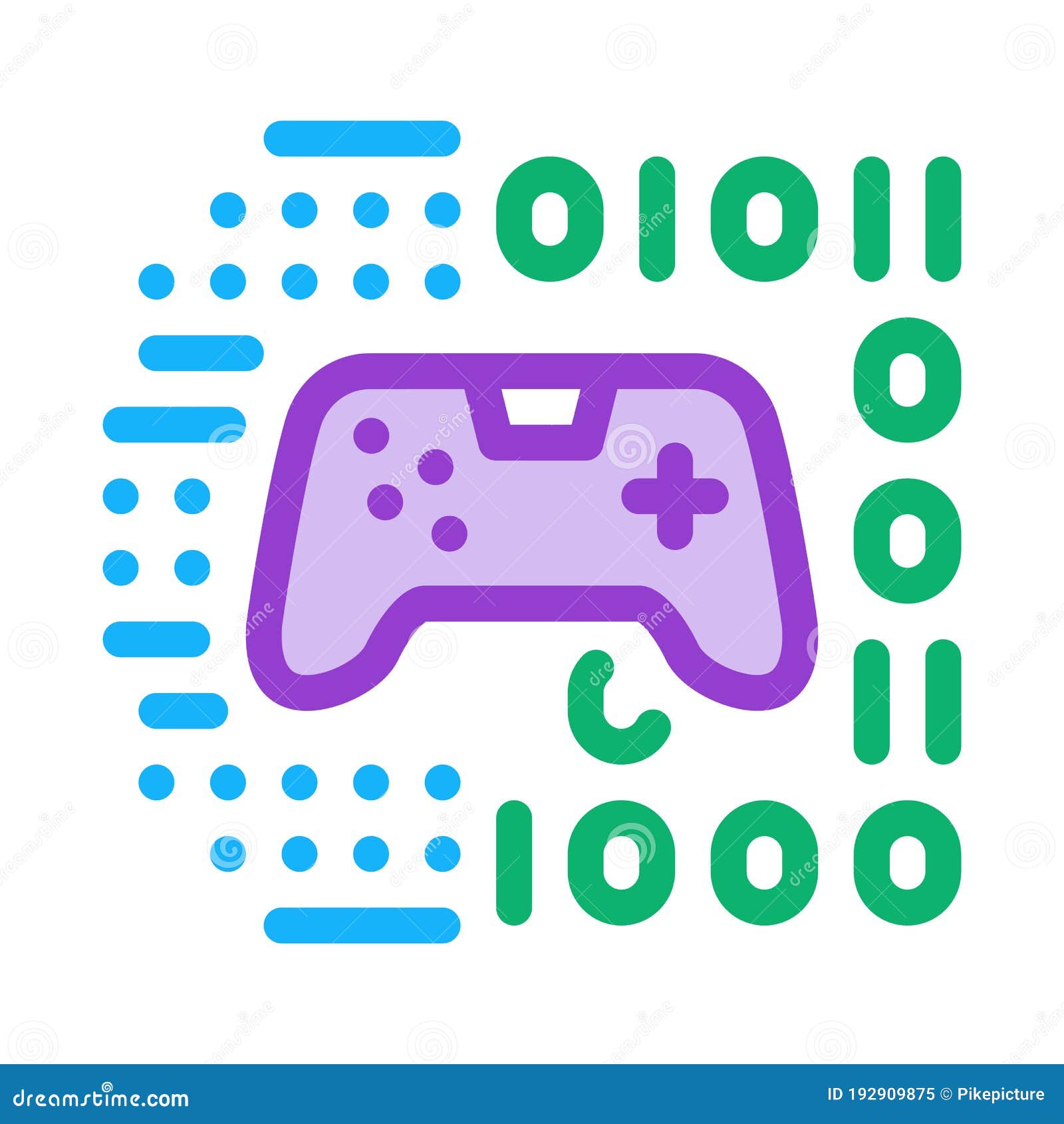 Game Development Binary Code Icon Vector Outline Illustration Stock ... Game Development Binary Code Icon Vector Outline Illustration Stock ...