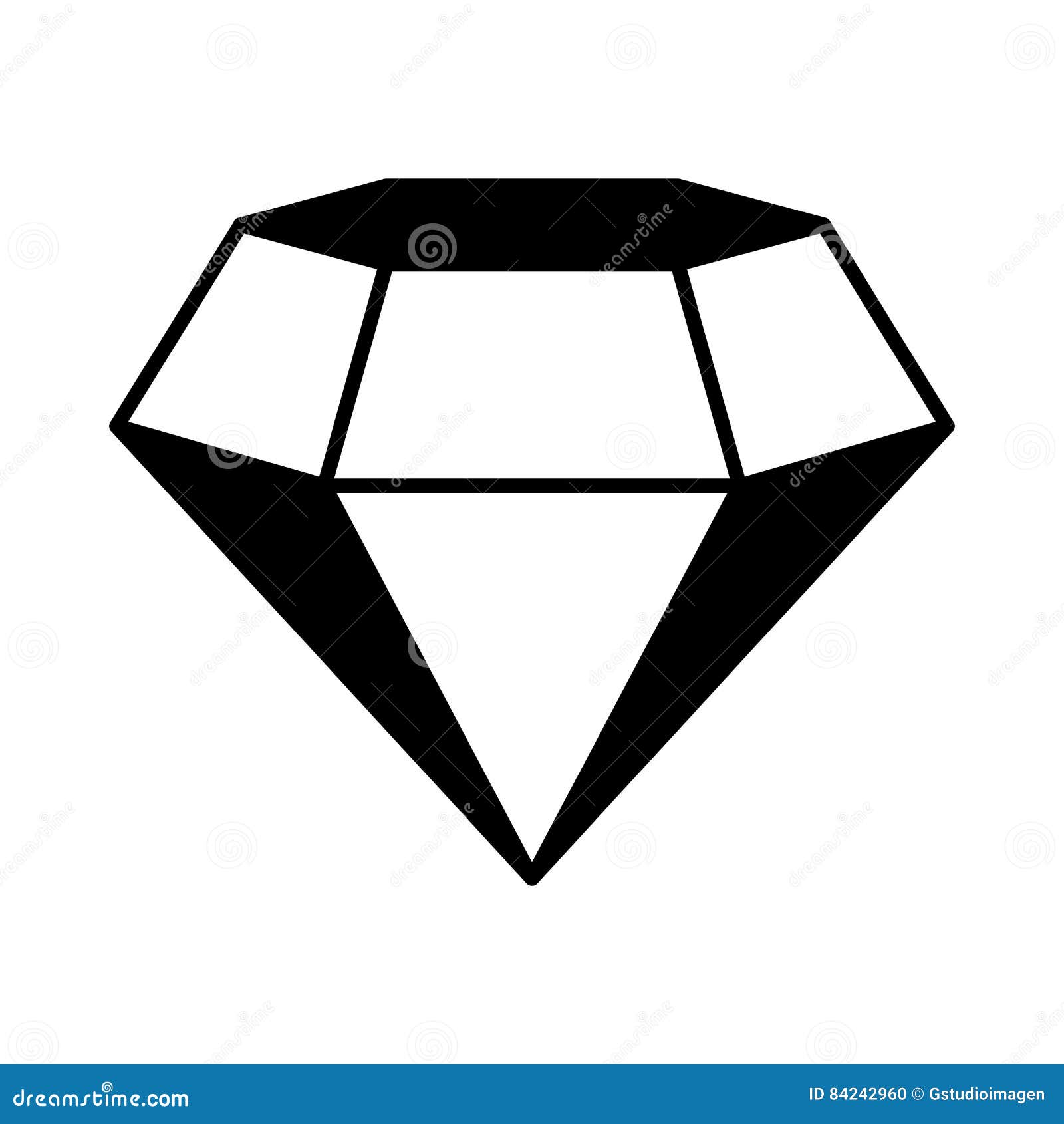 Game diamond isolated icon stock illustration. Illustration of graphic ...