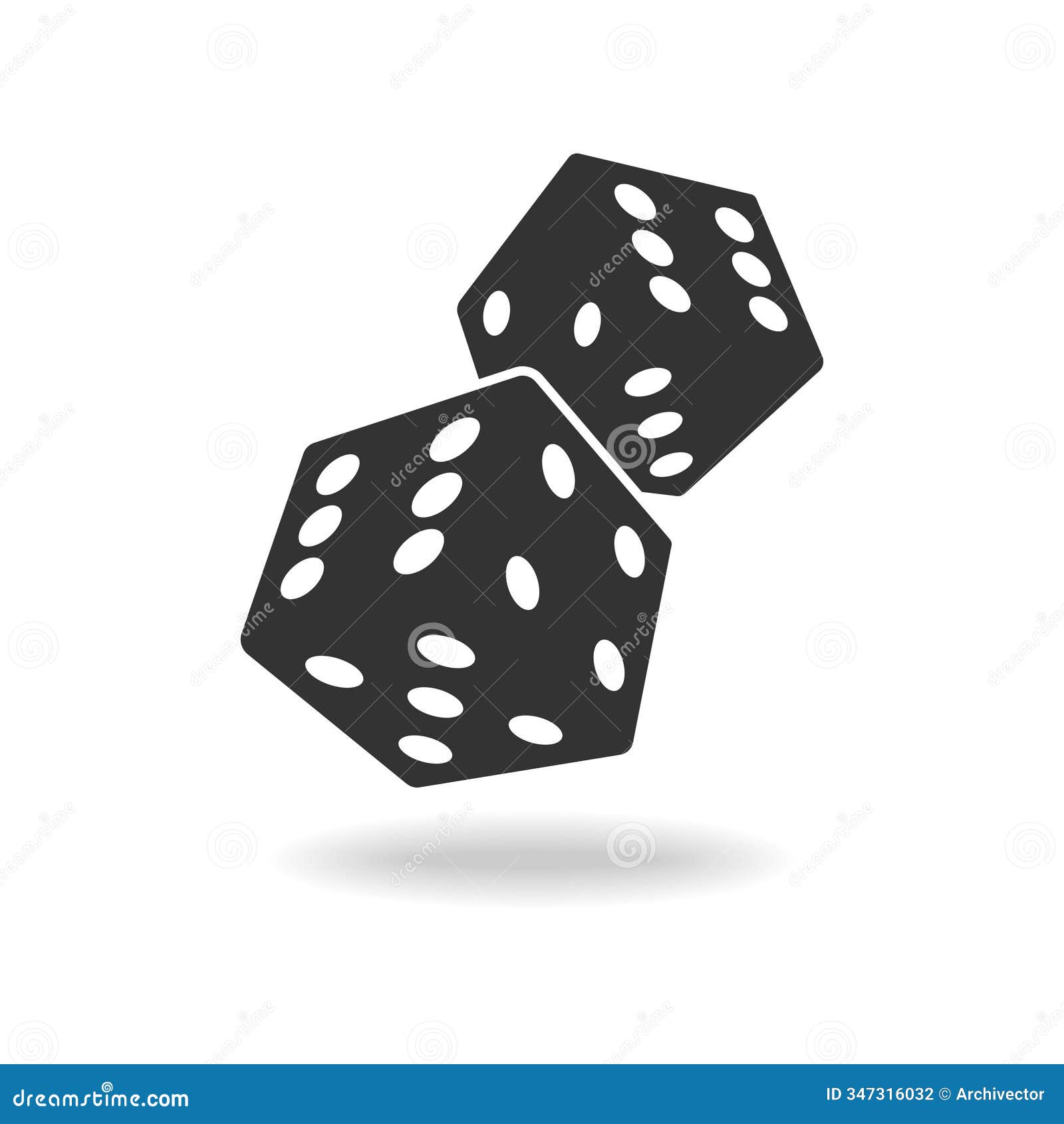 Game dice graphic icon stock illustration. Illustration of design ...