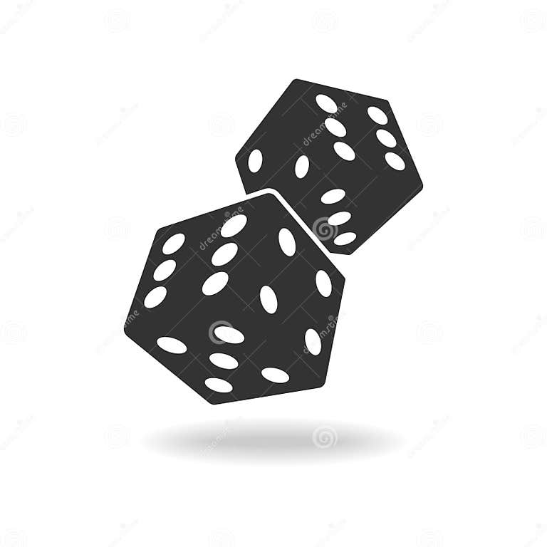 Game dice graphic icon stock illustration. Illustration of design ...
