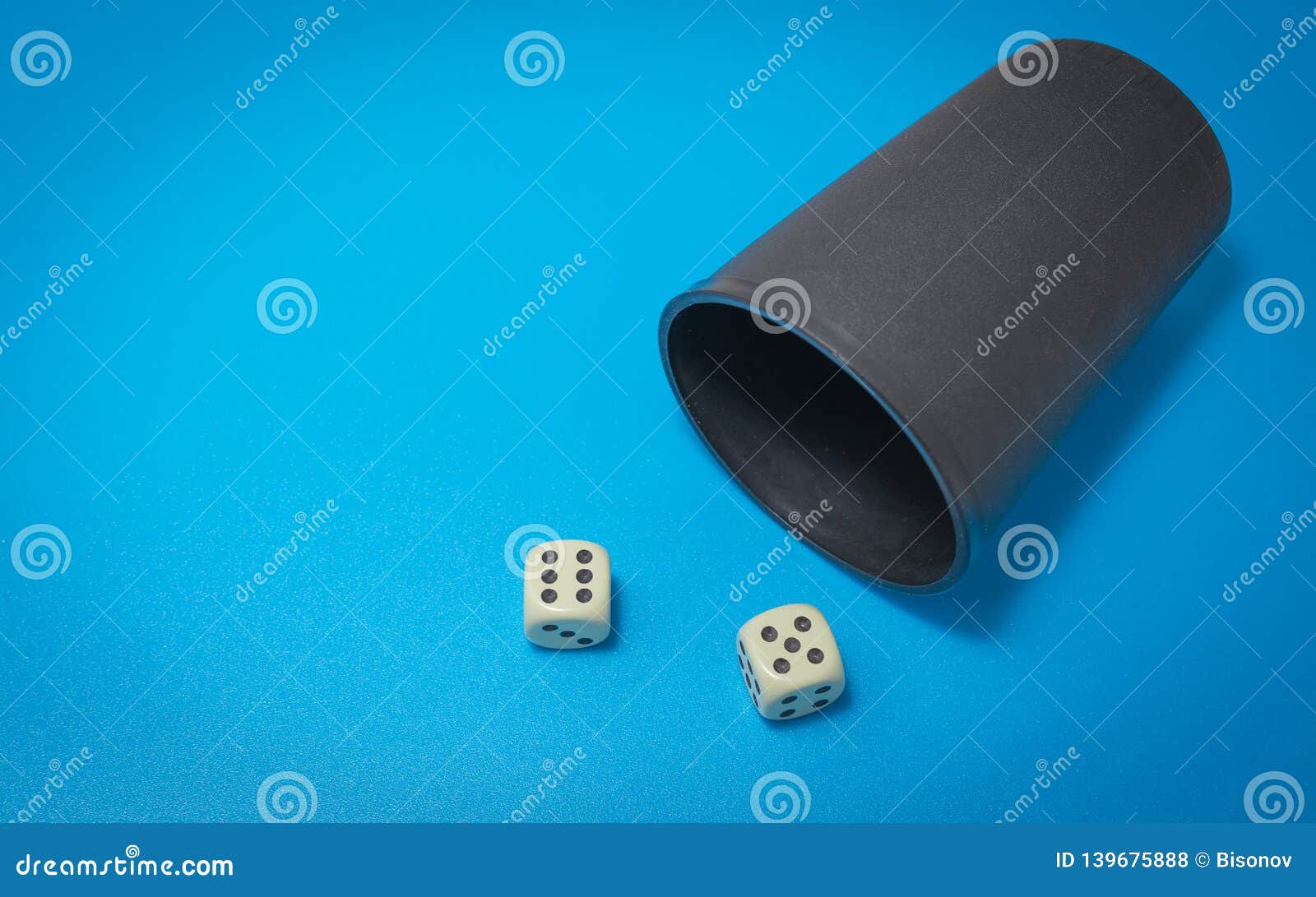 Game dice top view stock photo. Image of concept, element - 139675888
