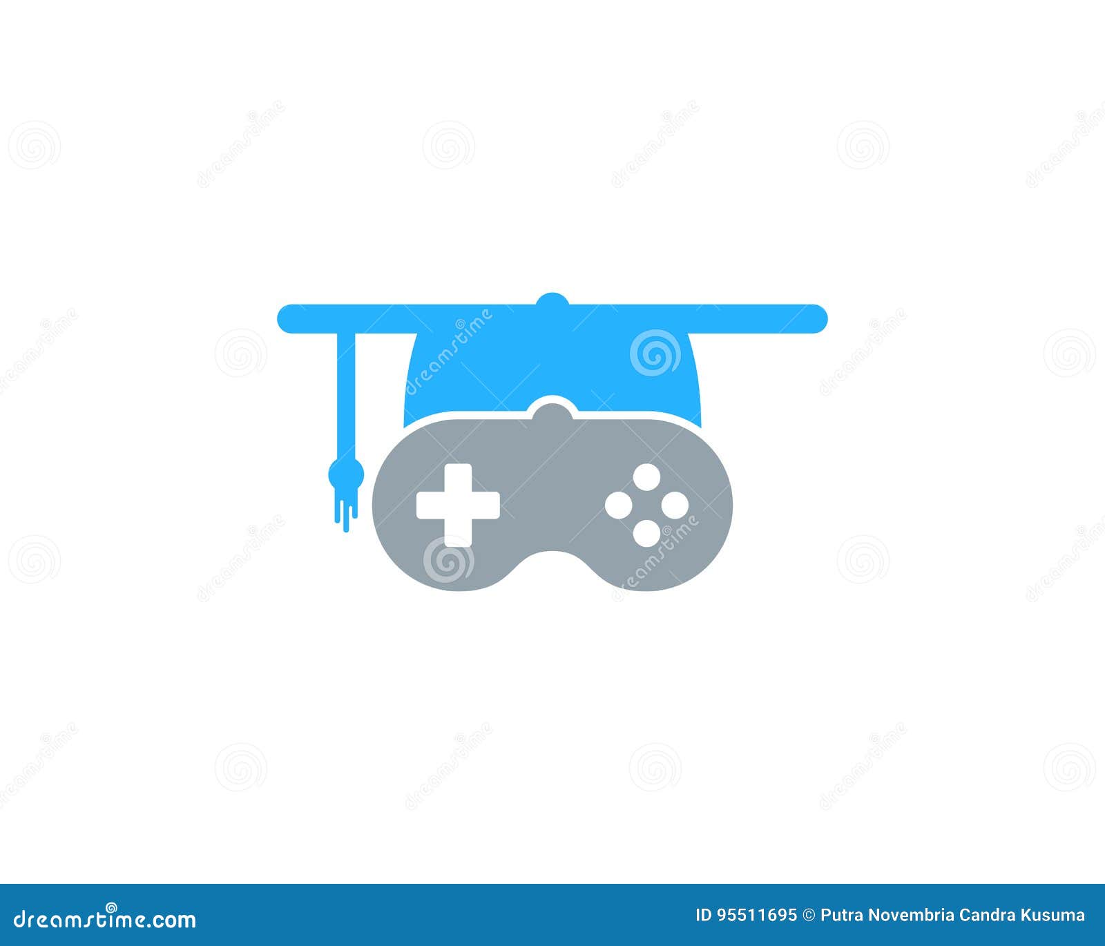 Game Education Icon Logo Design ELement Stock Vector - Illustration of ...
