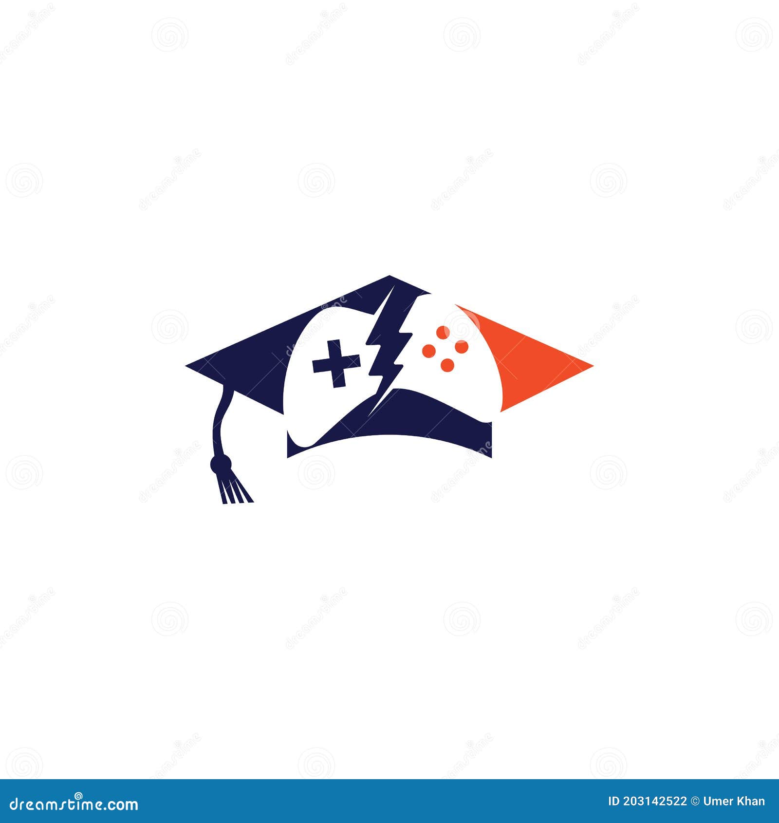 Game Education Logo Design Element. Stock Vector - Illustration of logo ...