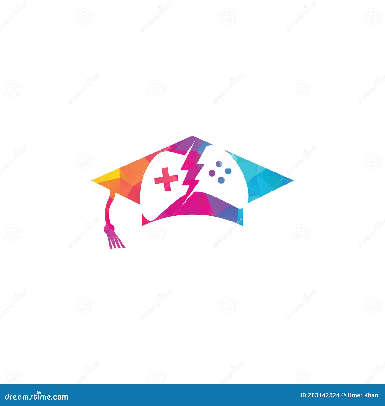 Game Education Logo Design Element. Stock Vector - Illustration of ...