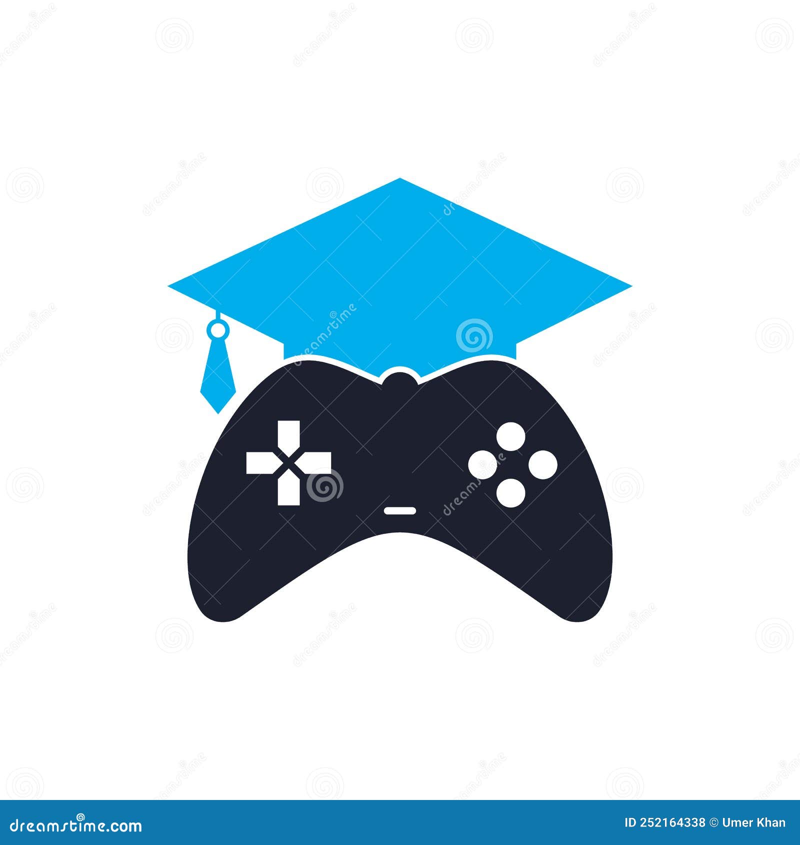 Game Education Vector Logo Design. Stock Vector - Illustration of ...