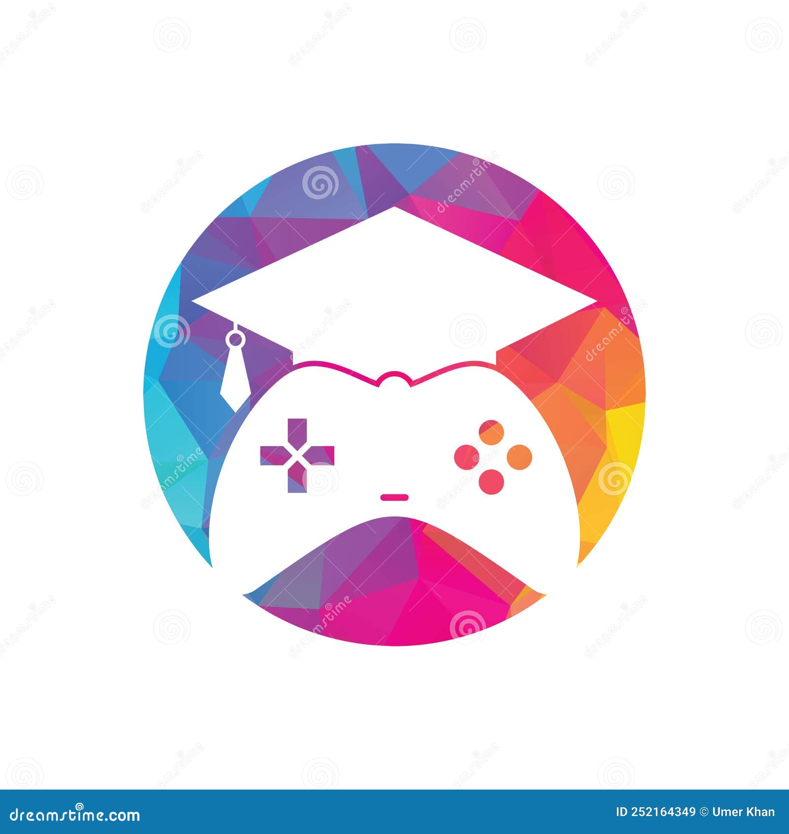 Game Education Vector Logo Design. Stock Vector - Illustration of game ...