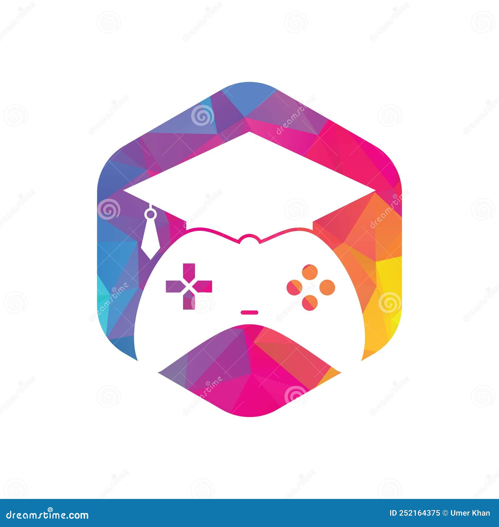 Game Education Vector Logo Design. Stock Vector - Illustration of ...