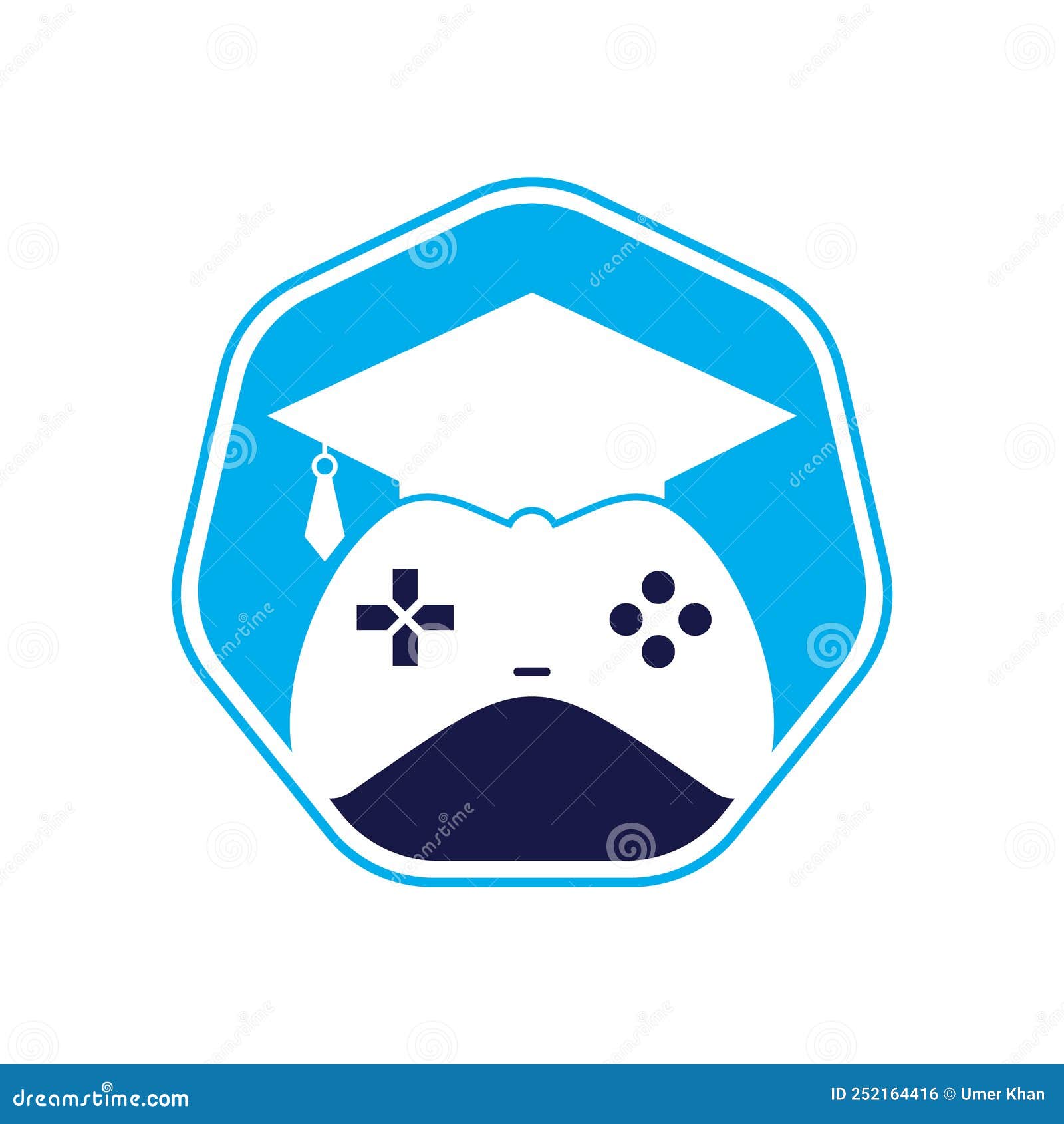 Game Education Vector Logo Design. Stock Vector - Illustration of game ...