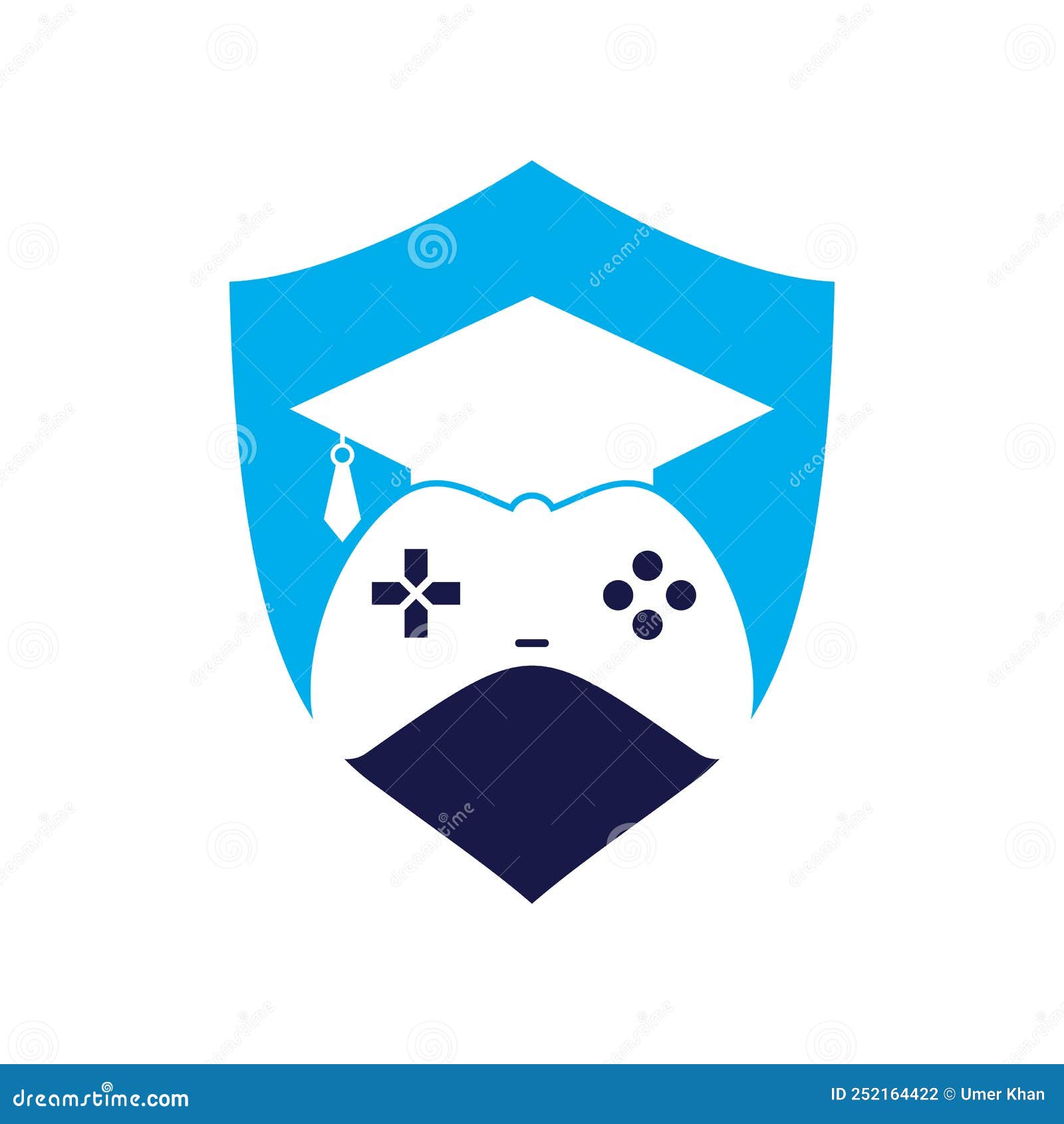 Game Education Vector Logo Design. Stock Vector - Illustration of ...