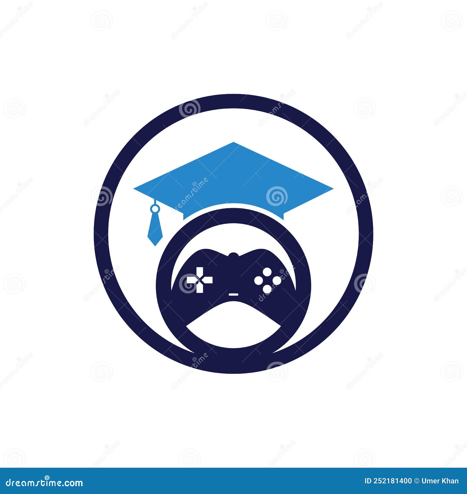 Game Education Vector Logo Design. Stock Vector - Illustration of ...