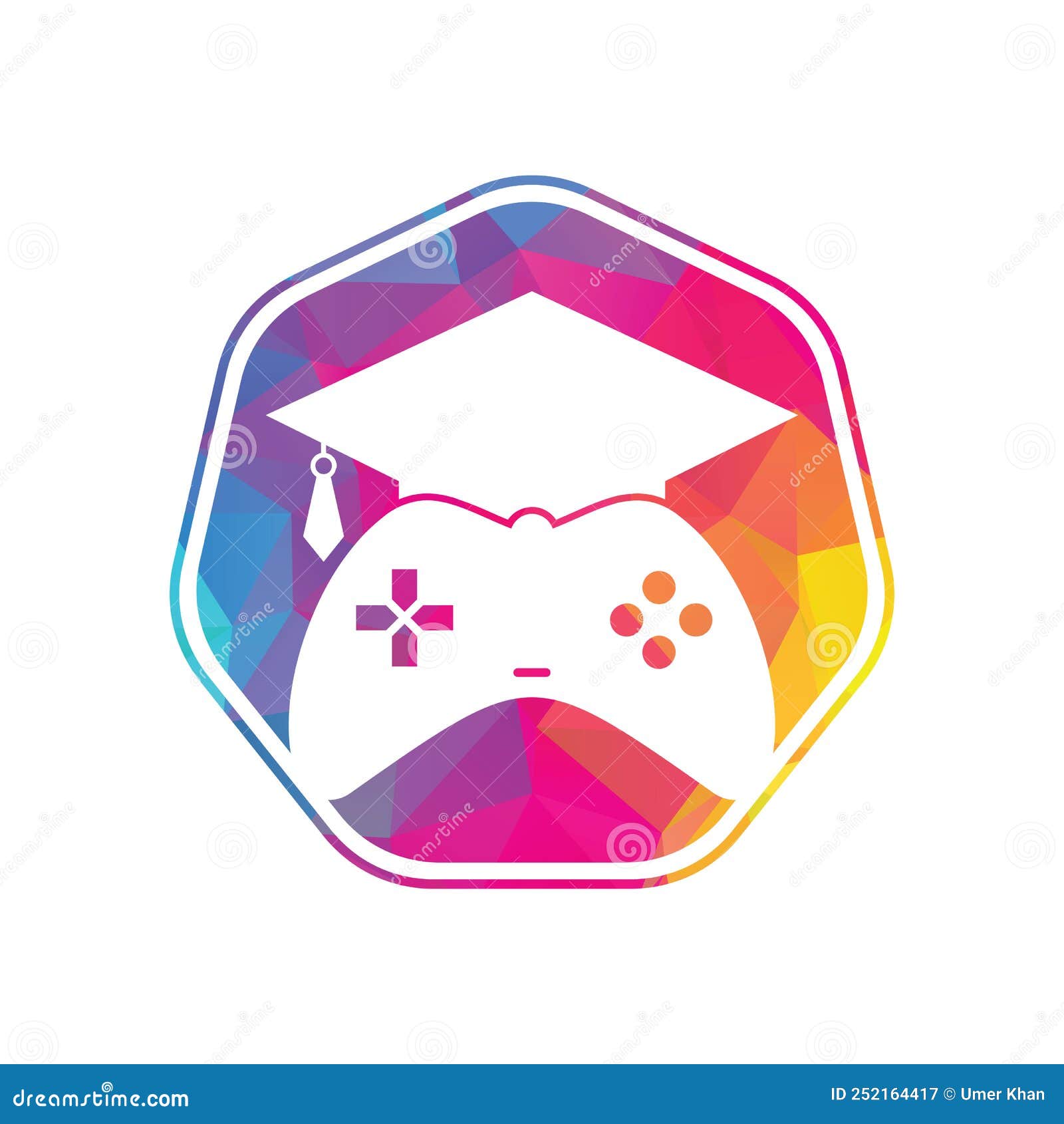 Game Education Vector Logo Design. Stock Vector - Illustration of ...