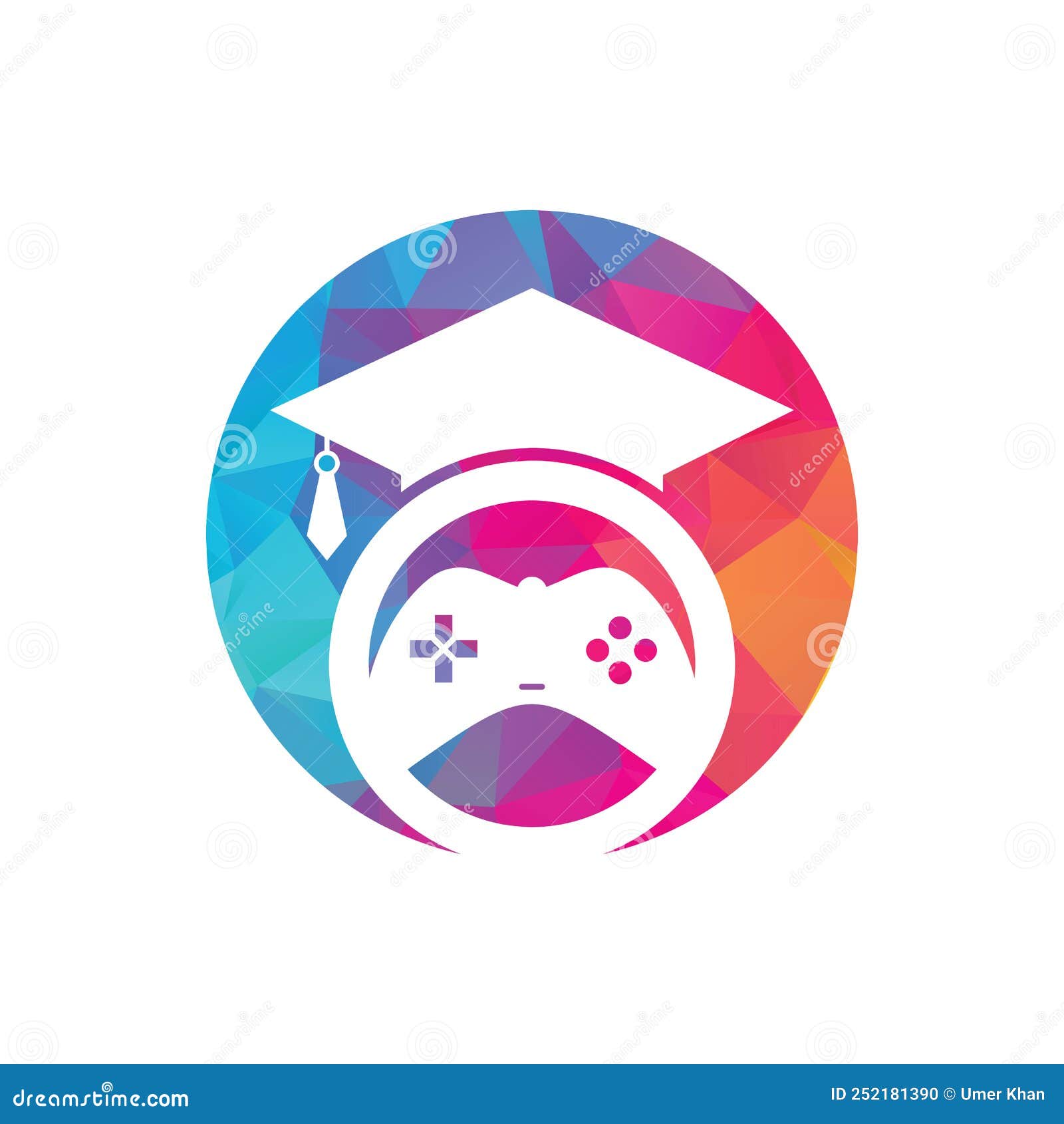 Game Education Vector Logo Design. Stock Vector - Illustration of ...