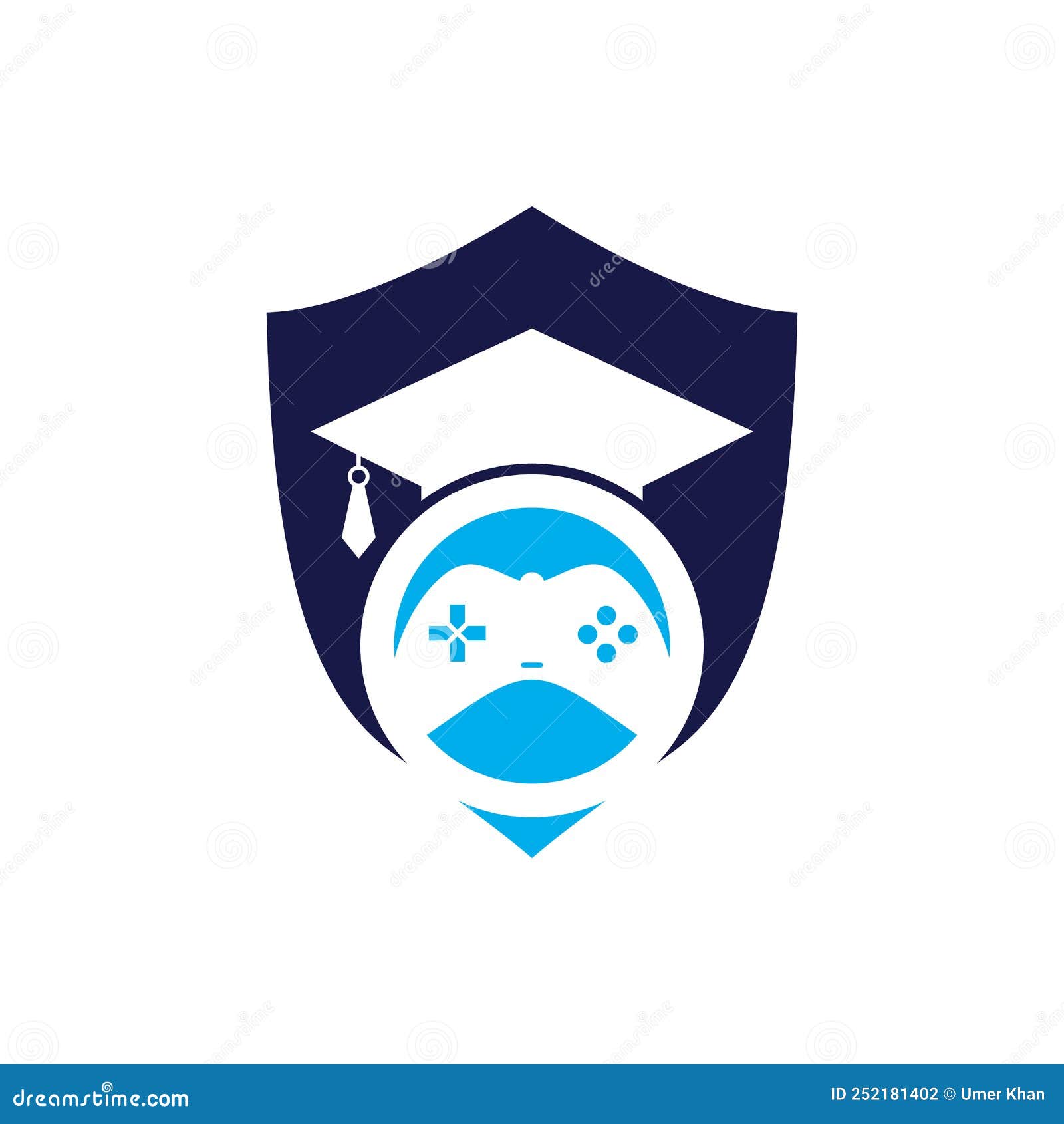 Game Education Vector Logo Design. Stock Vector - Illustration of ...